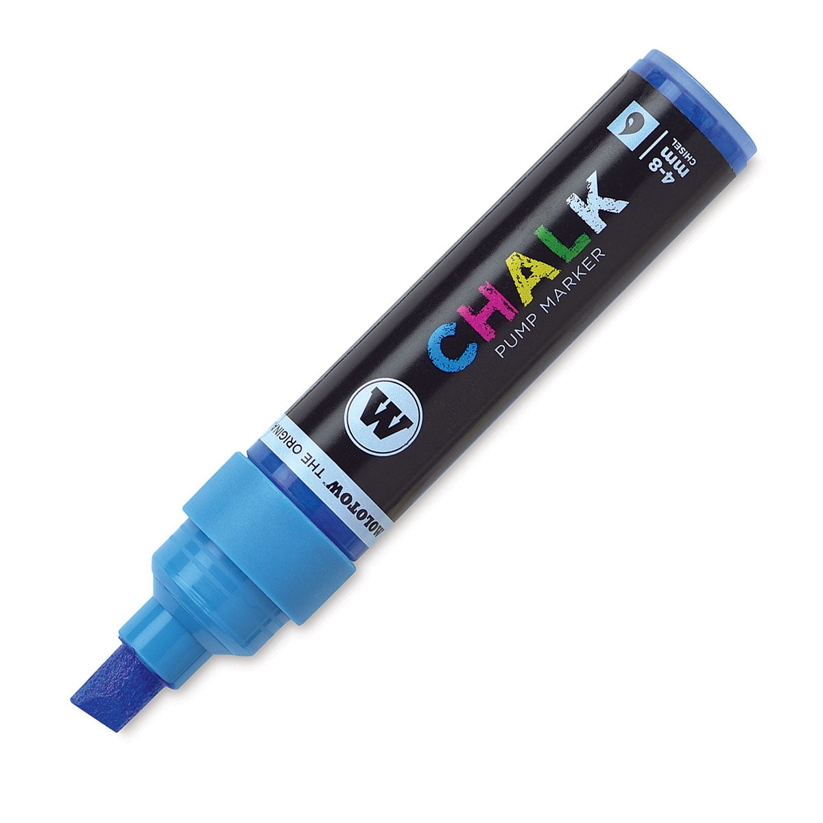 Molotow Chalk Marker - Neon Blue, 4-8 mm - Walmart.com