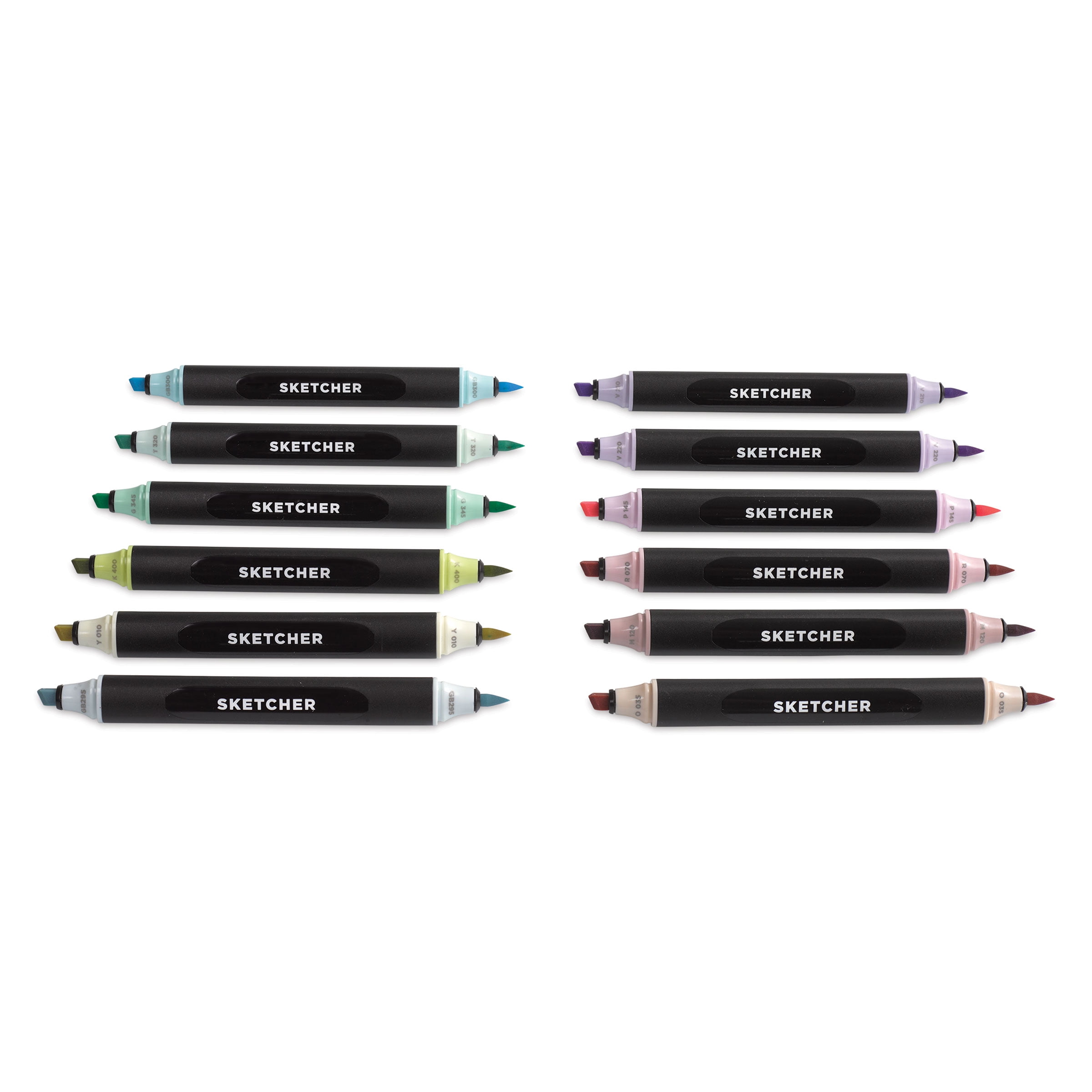Molotow Sketcher Twin Graphic Markers - Pastel Kit, Set of 12 - Walmart.com