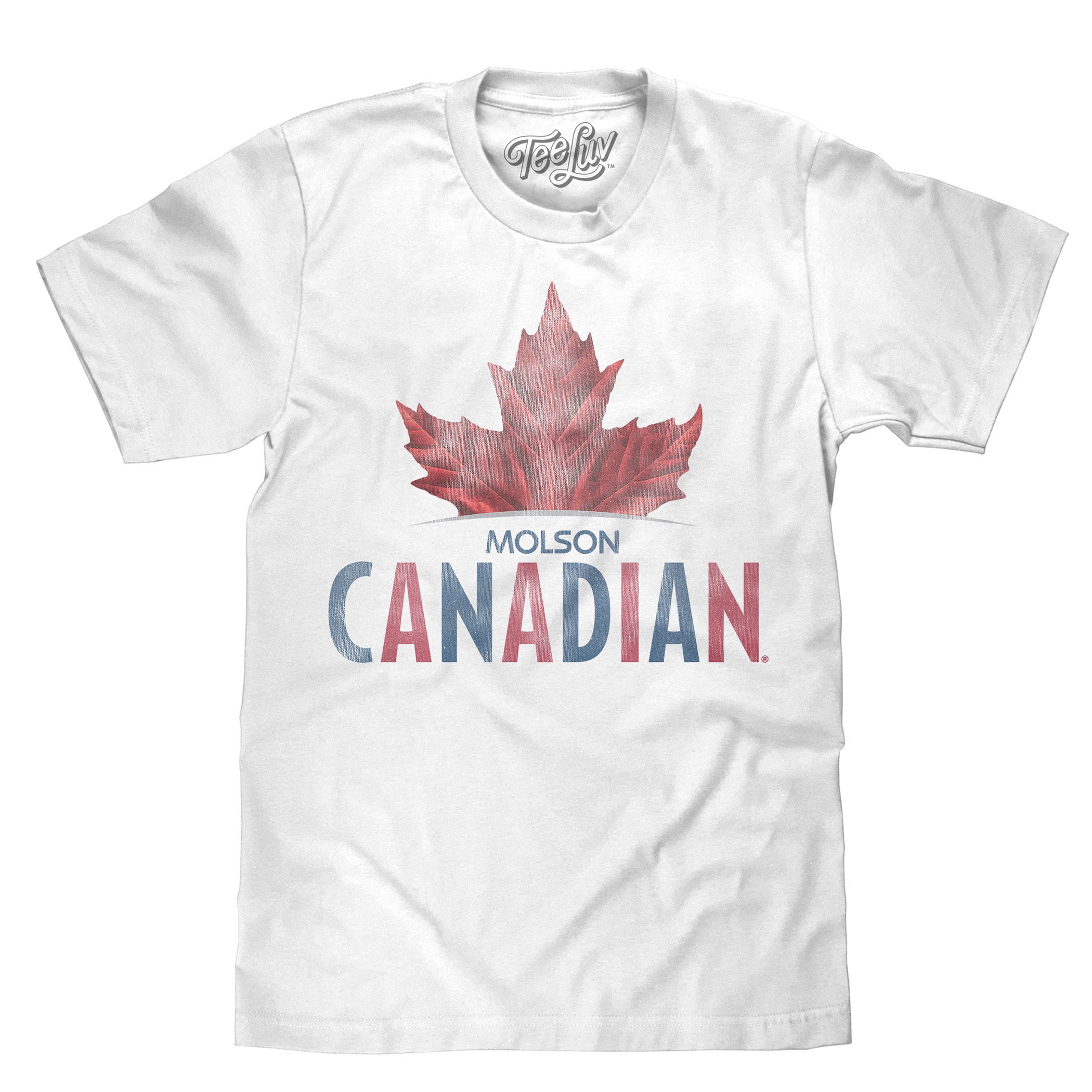 Molson Canadian Men's White Leaf Logo T-Shirt-2XLarge - Walmart.com