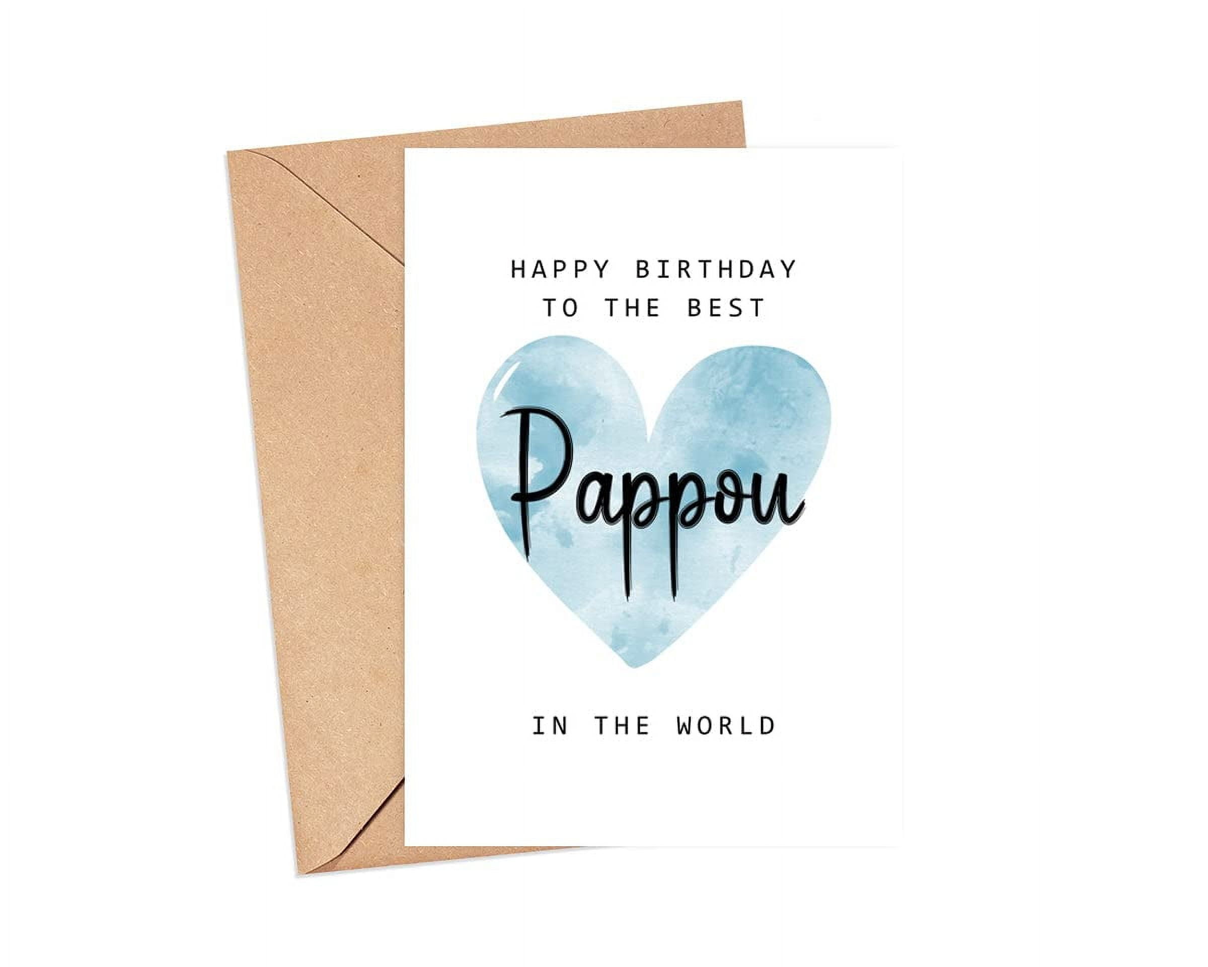 MoltDesigns Happy Birthday To The Best Pappou In The World Card ...