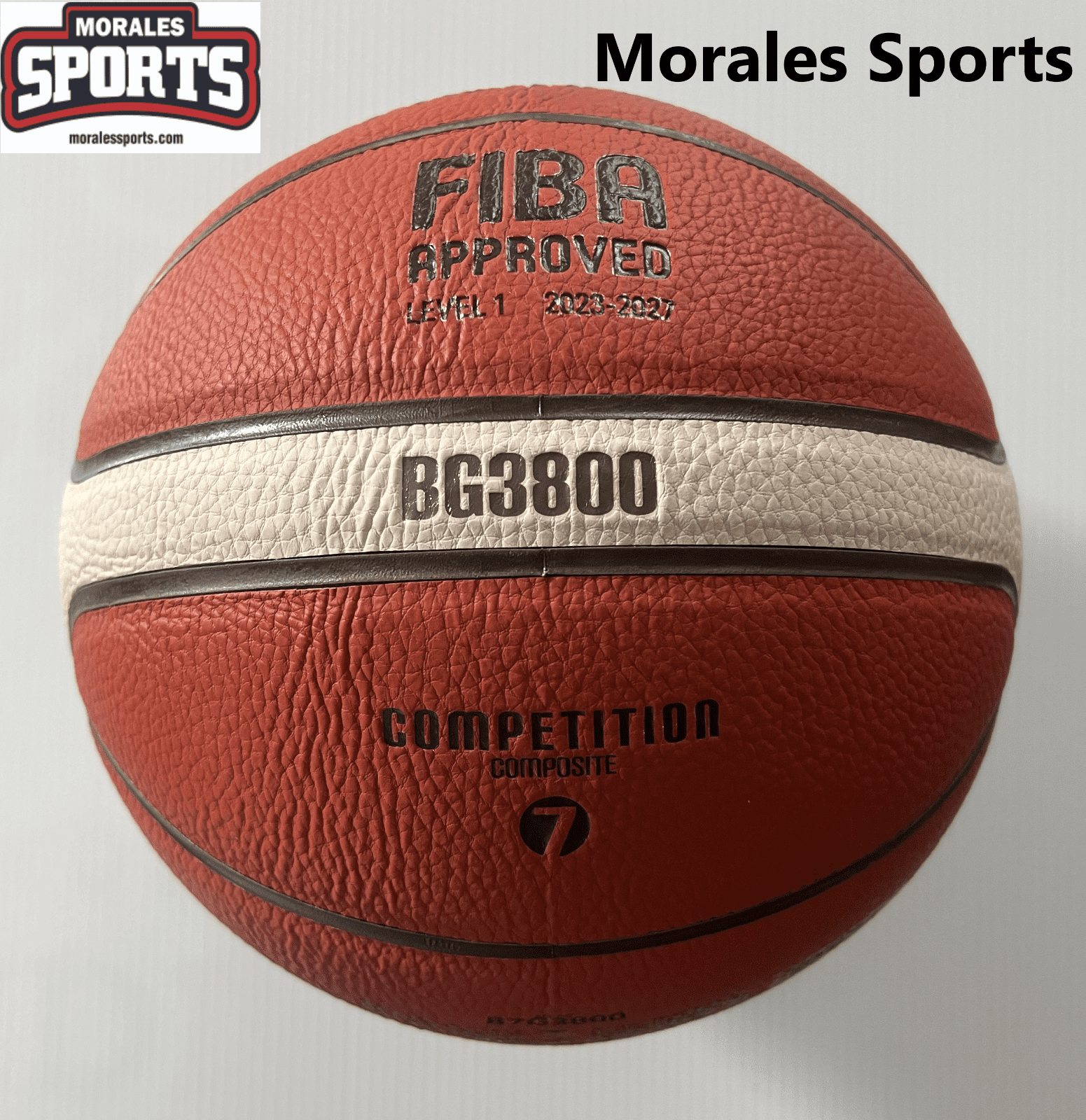 Molten B7G3800 Basketball Comp Leather FIBA Size 7 - 29.5 BG3800 Series ...