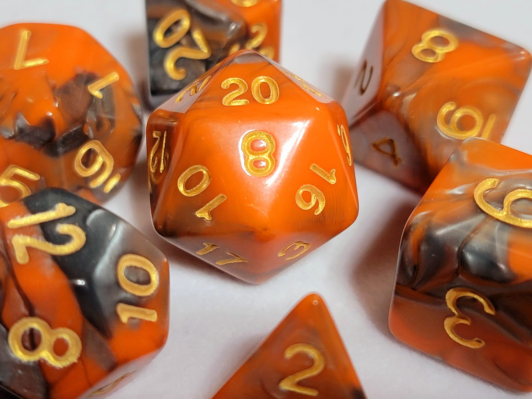 Molten Iron | DnD Dice Set | Dungeons and Dragons | Dice Set ...