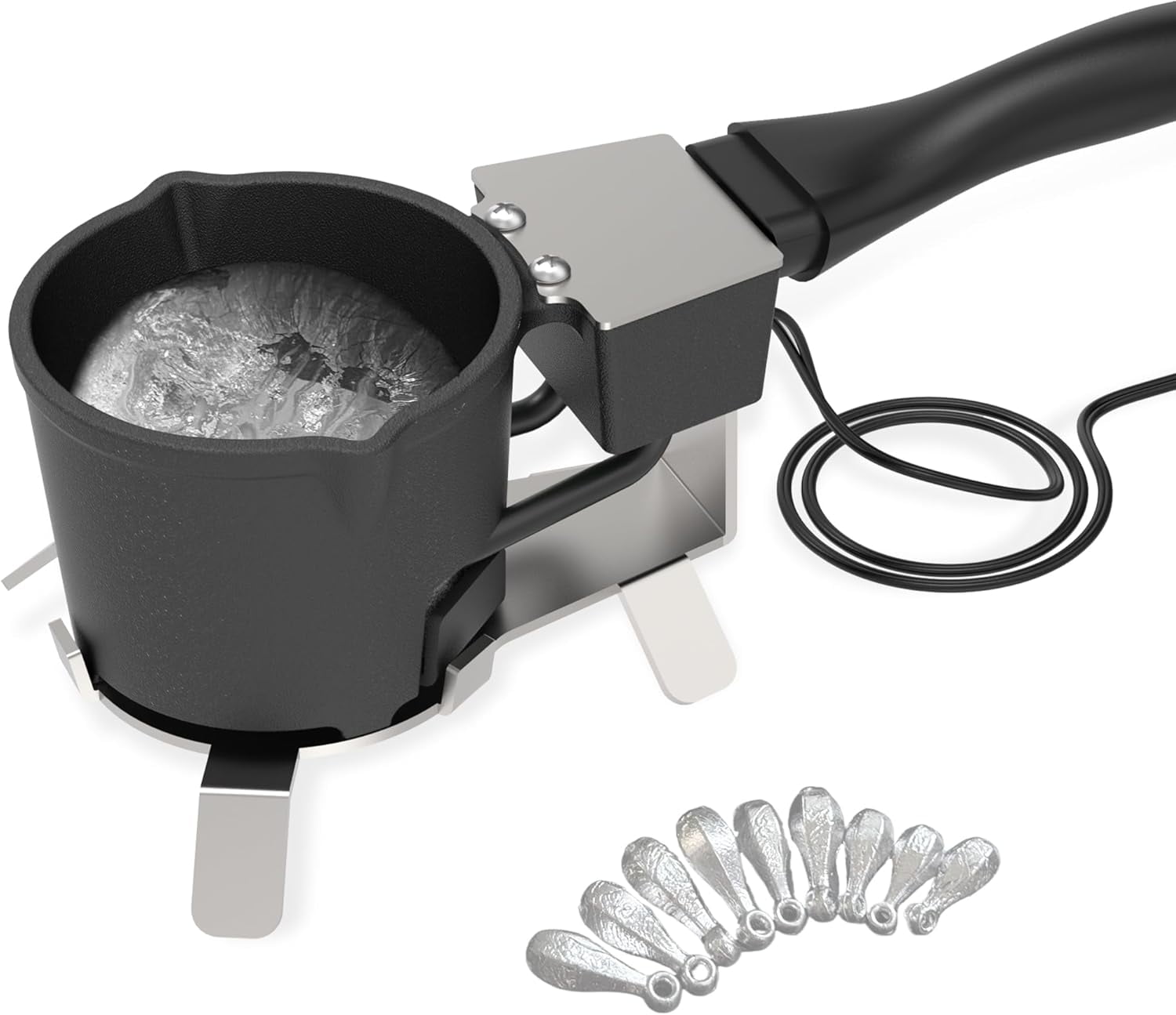 Molten Masters 5lb Electric Lead Melting Furnace – Quick-Heat Cast Iron ...