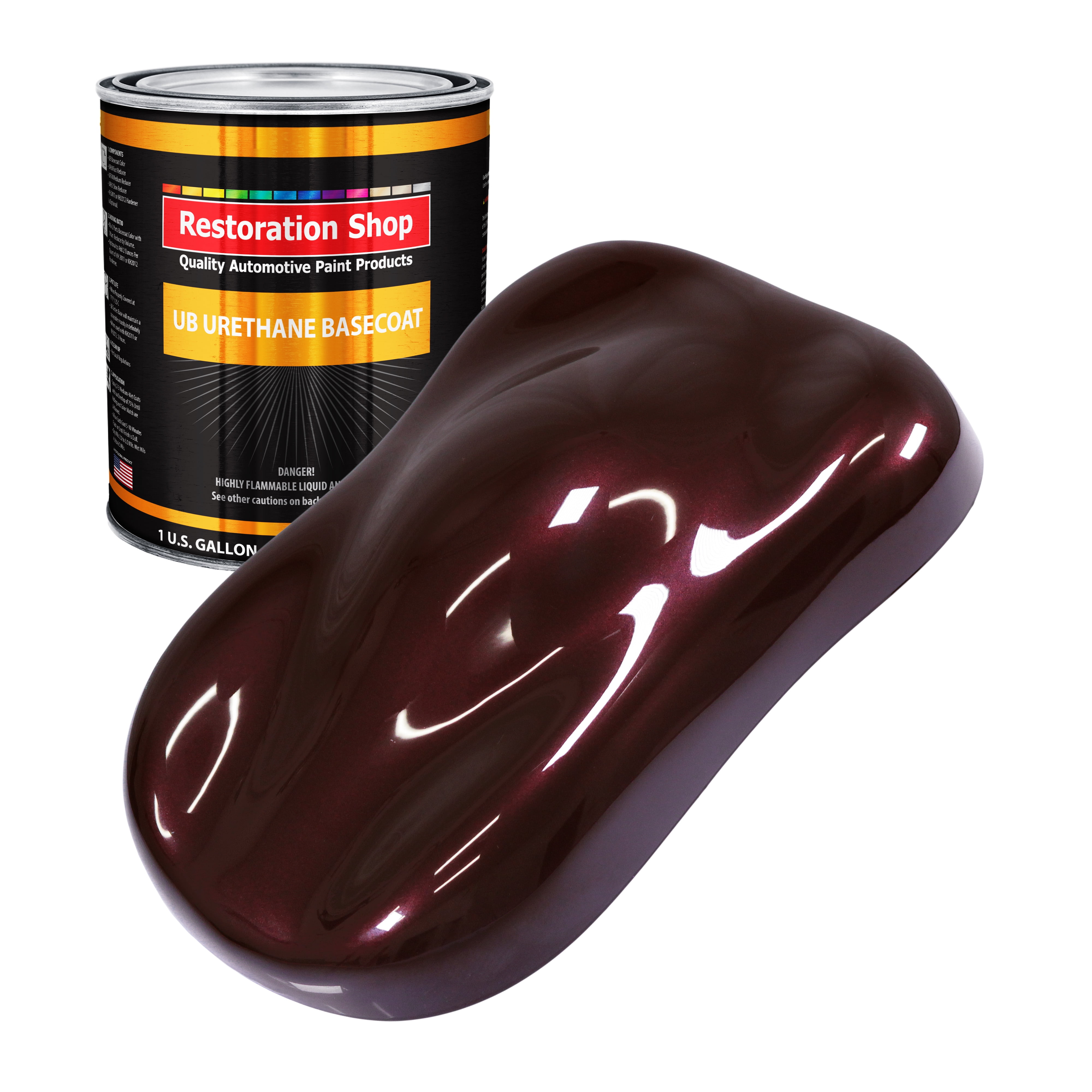 Molten Red Metallic 1 Gallon URETHANE BASECOAT Car Auto Body Paint ...