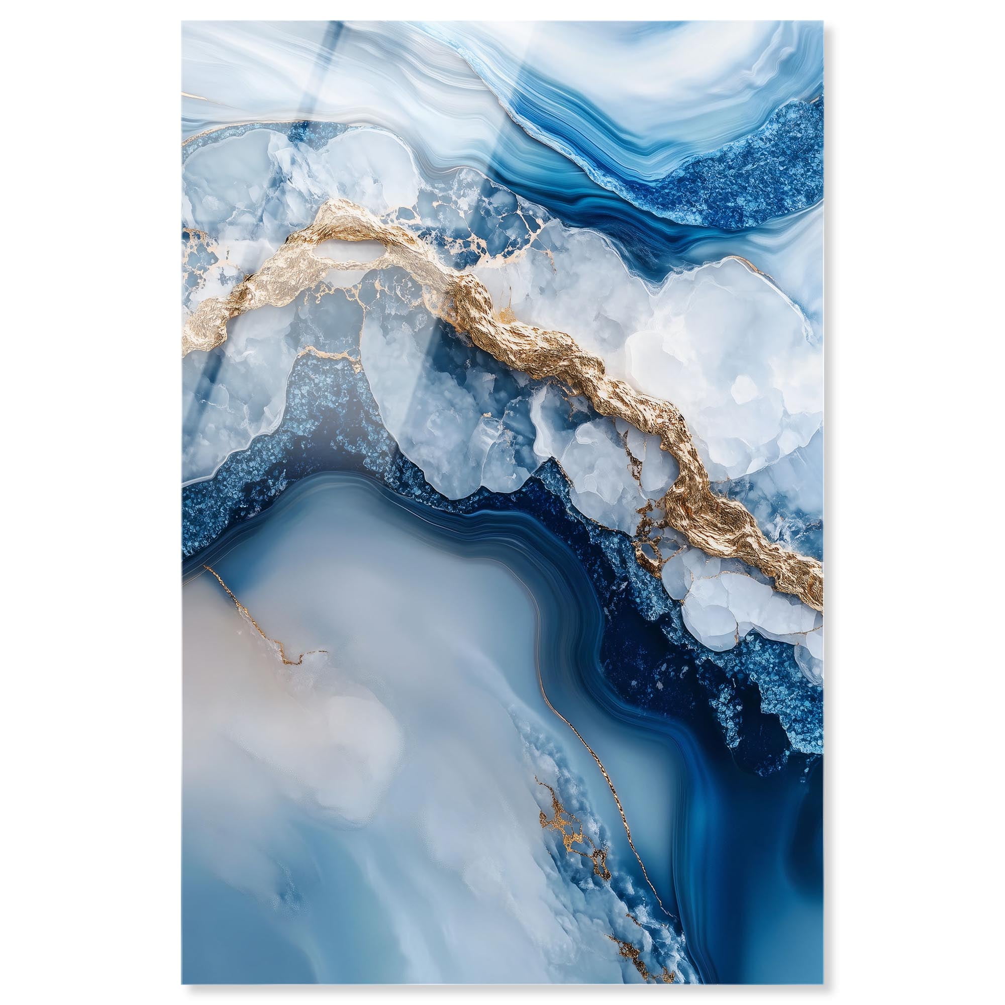 Molten Topaz II Acrylic Geode Wall Decor by Art Remedy, Ready to Hang ...