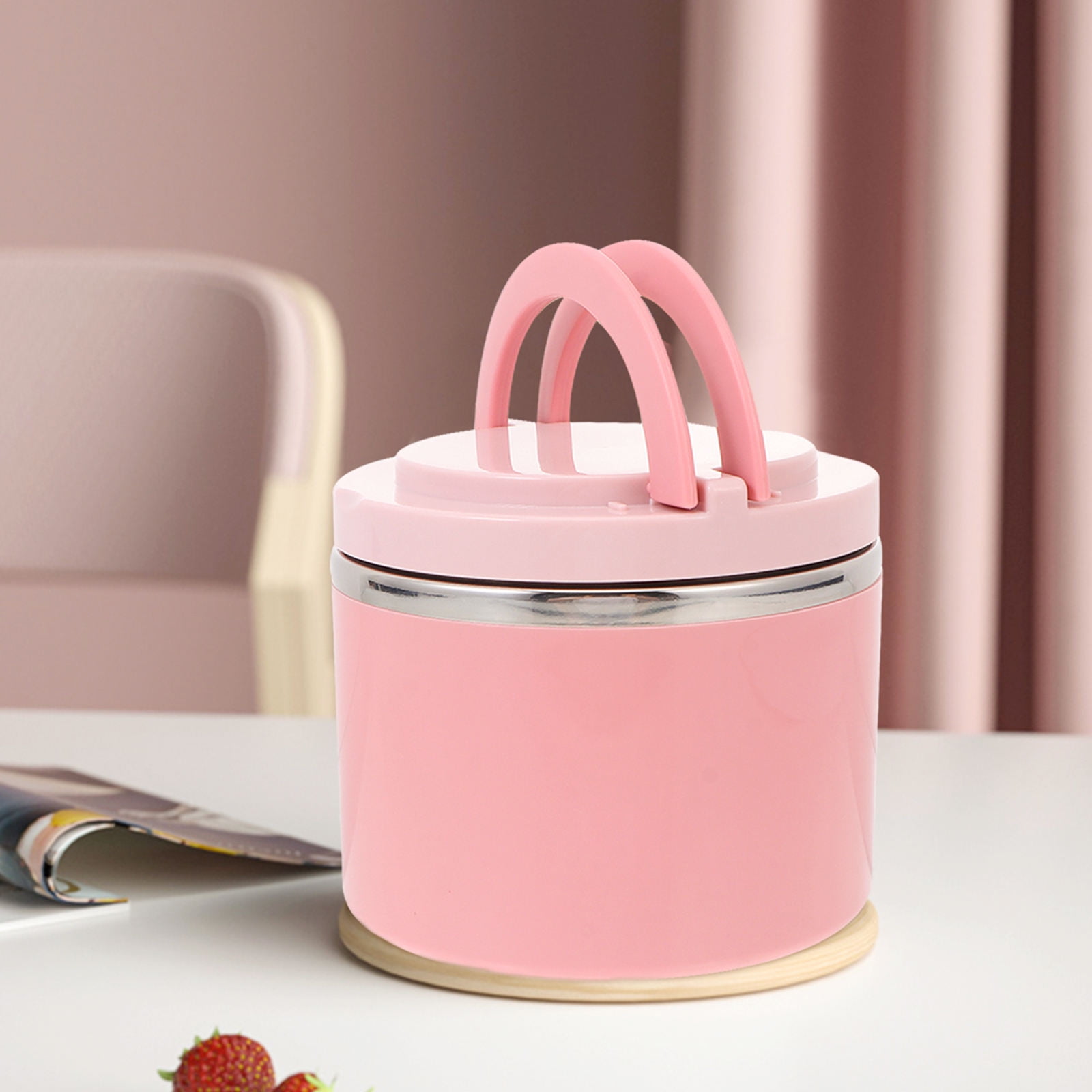 Moluckfu Food Warmer Lunch Box Stainless Steel Hot Food Container Keep ...