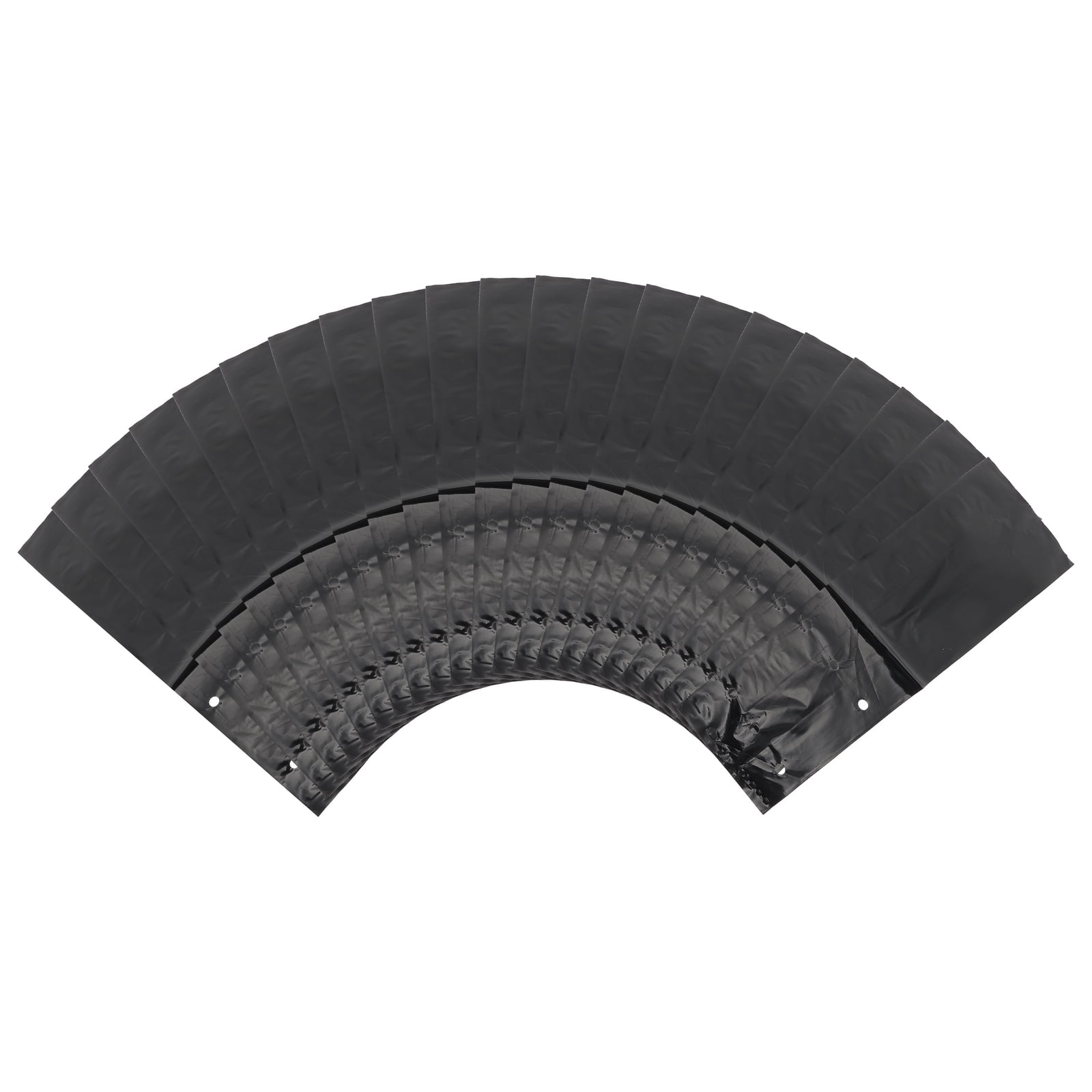 Moluckfu 100Pcs Nursery Grow Bags Permeable Plant Containers Black ...