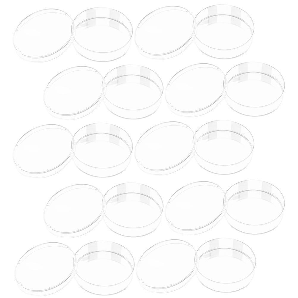 Moluckfu 10Pcs Lab Petri Dish For Scientists In Circular Transparent ...