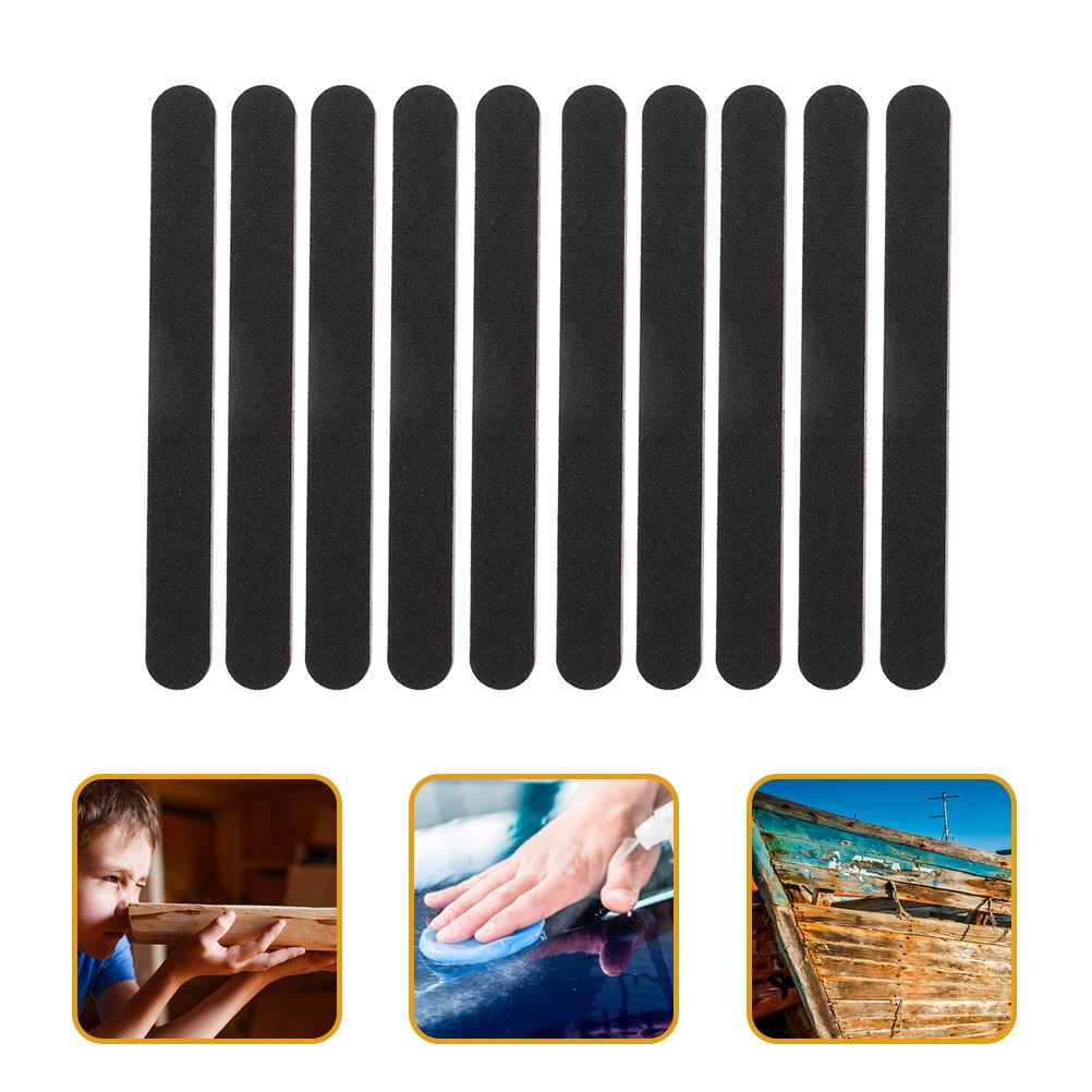 Moluckfu 10Pcs Model Polishing Sticks Black for Plastic Models and ...