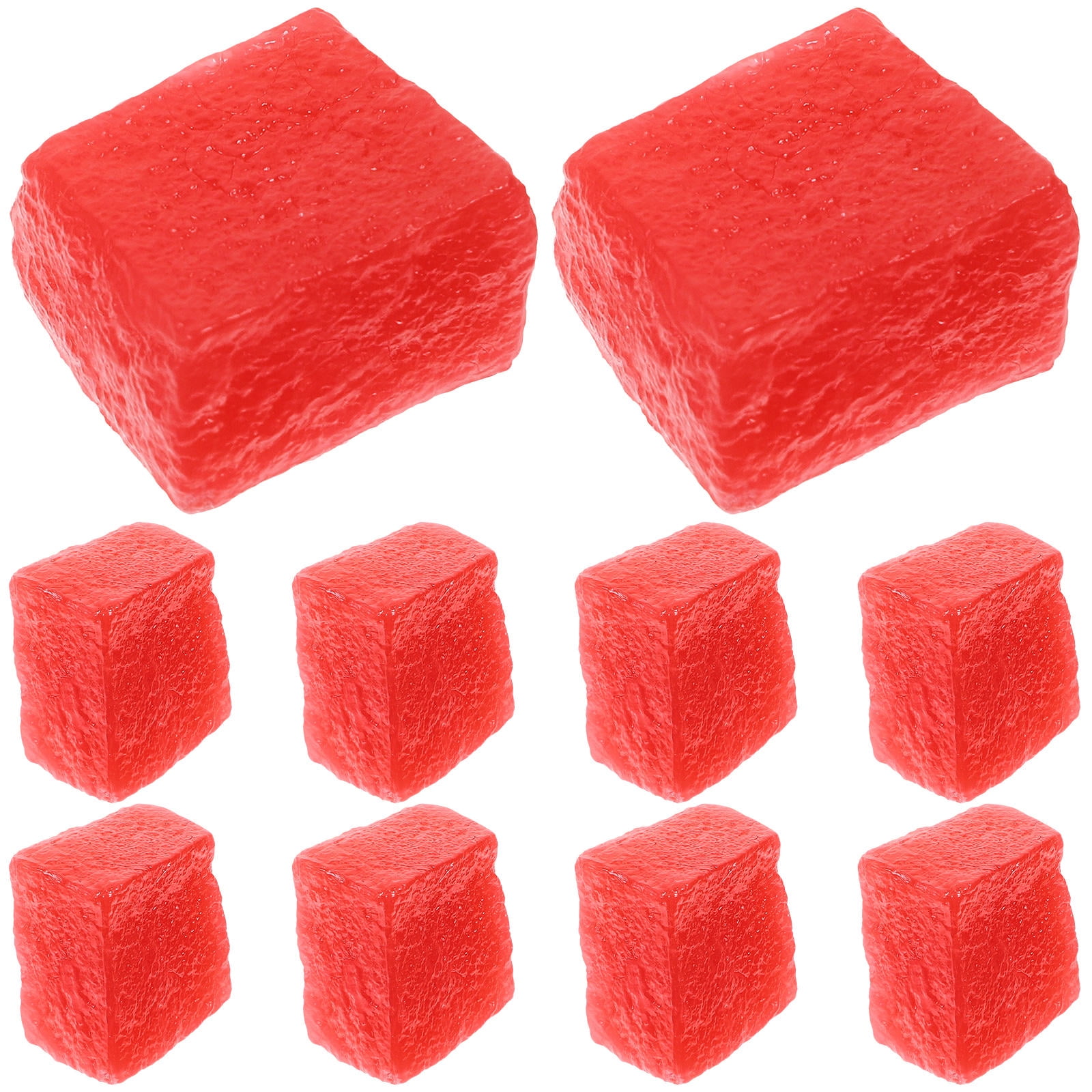 Moluckfu 10Set Red PVC Watermelon Slice Model for Decoration and Photography Prop - Walmart.com