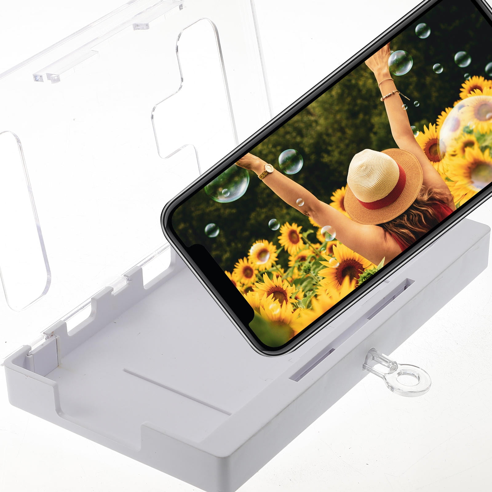 Moluckfu 15Set Abs Acrylic Phone Lock Box for Management Simple ...