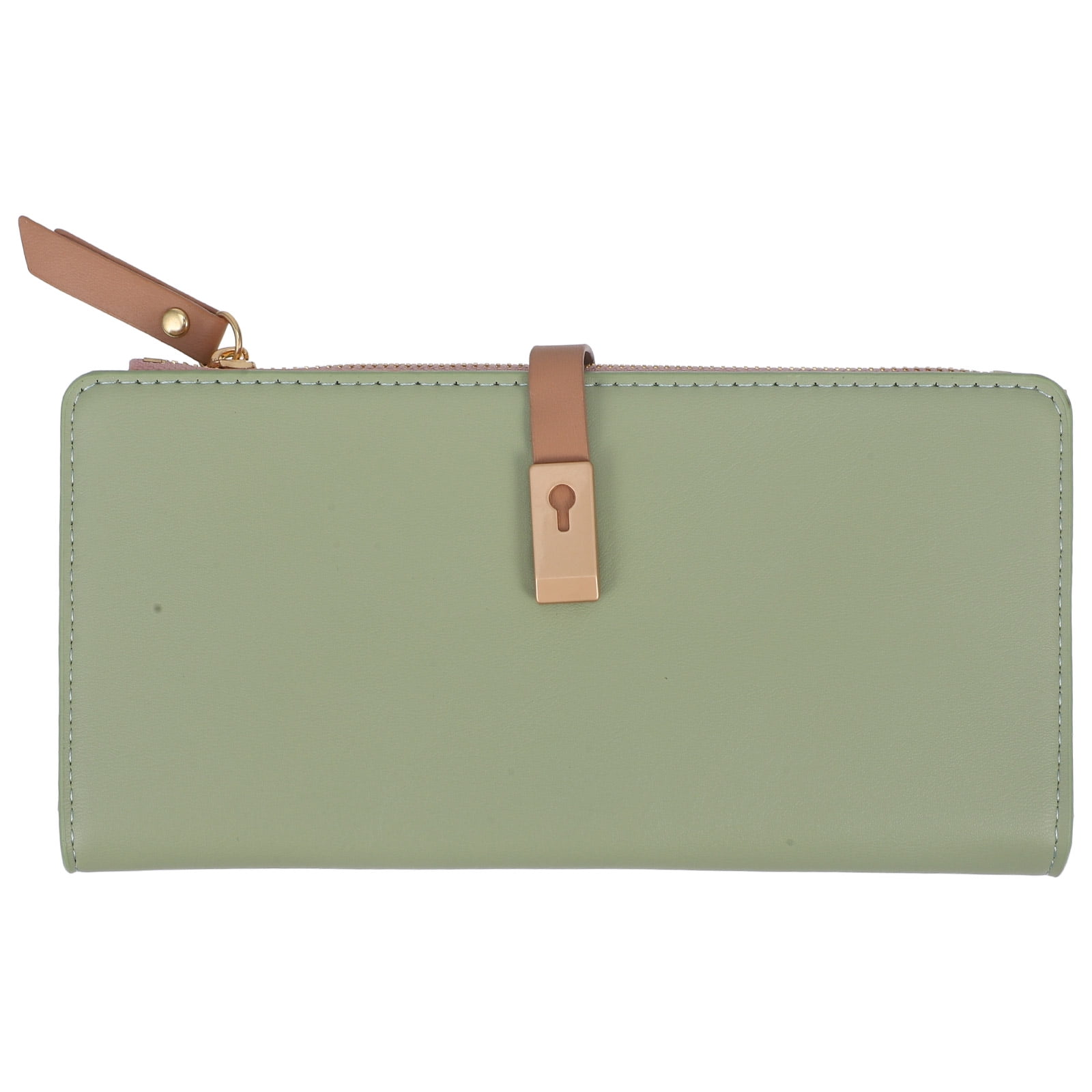 Moluckfu 1Pack Elegant Long Rectangular Wallet for Women with Multi ...