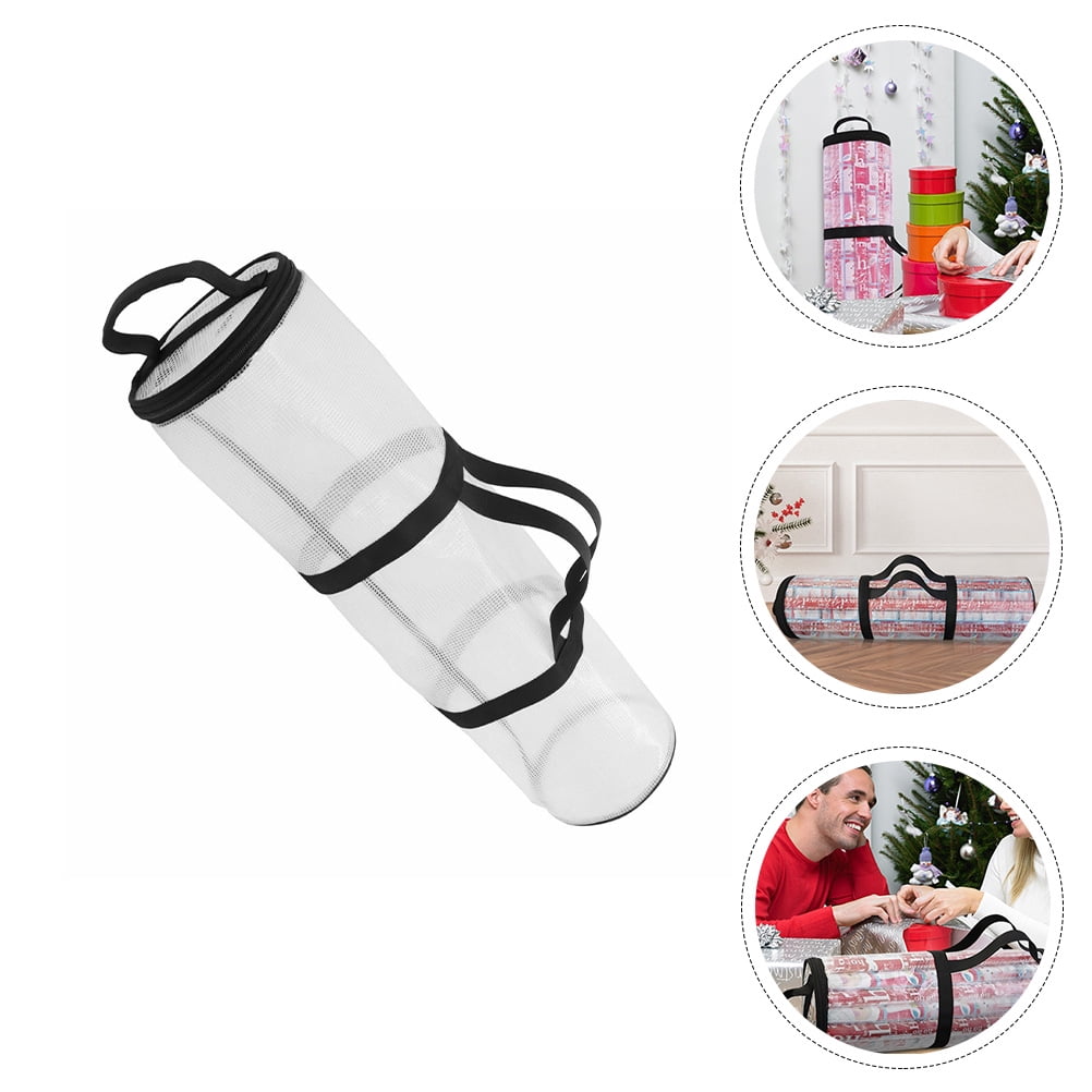 Moluckfu 1Pack Paper Organizer White PVC Nylon 60x16cm For Holiday ...