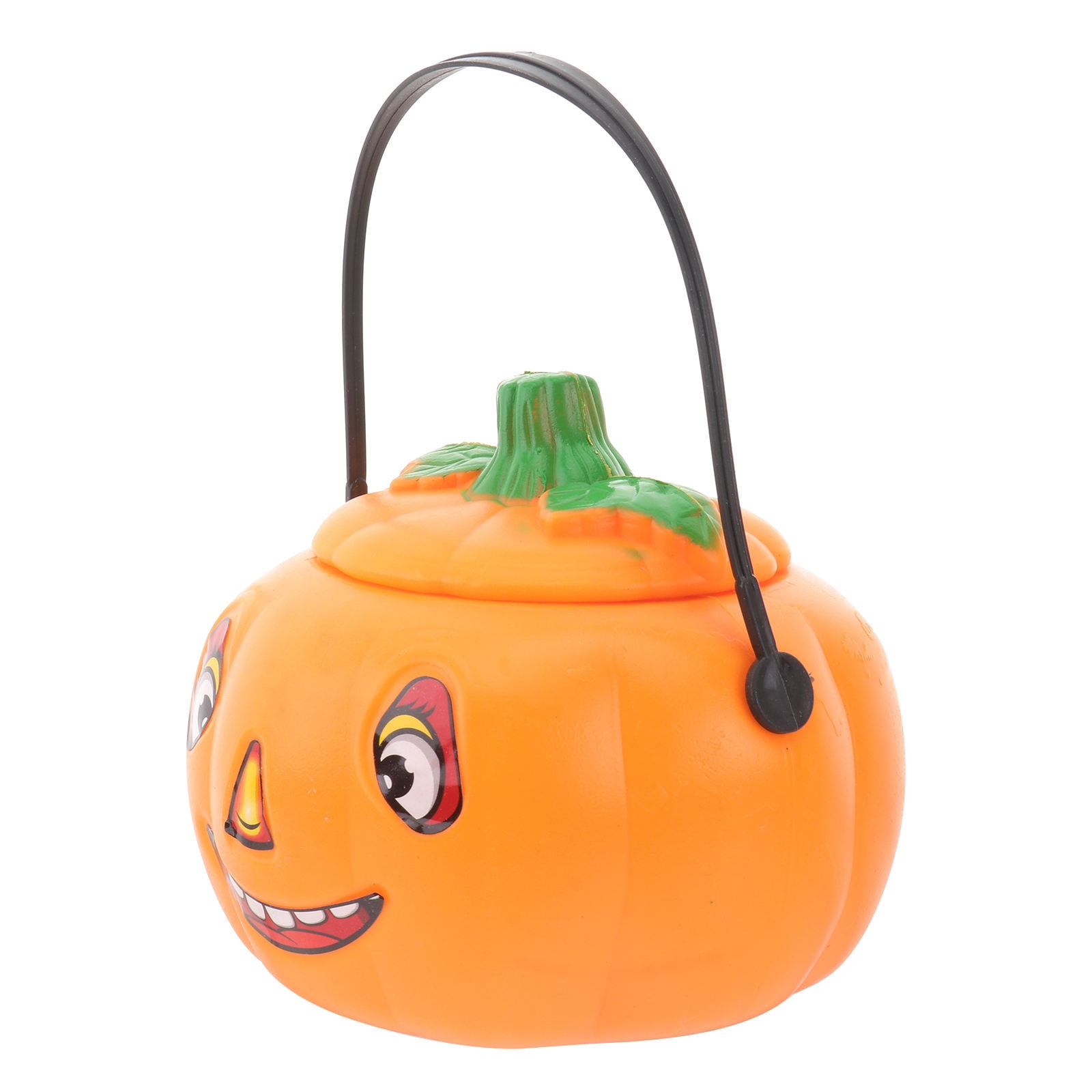 Moluckfu 1Set Mini Pumpkin Pails Orange Plastic for Candy Storage and ...