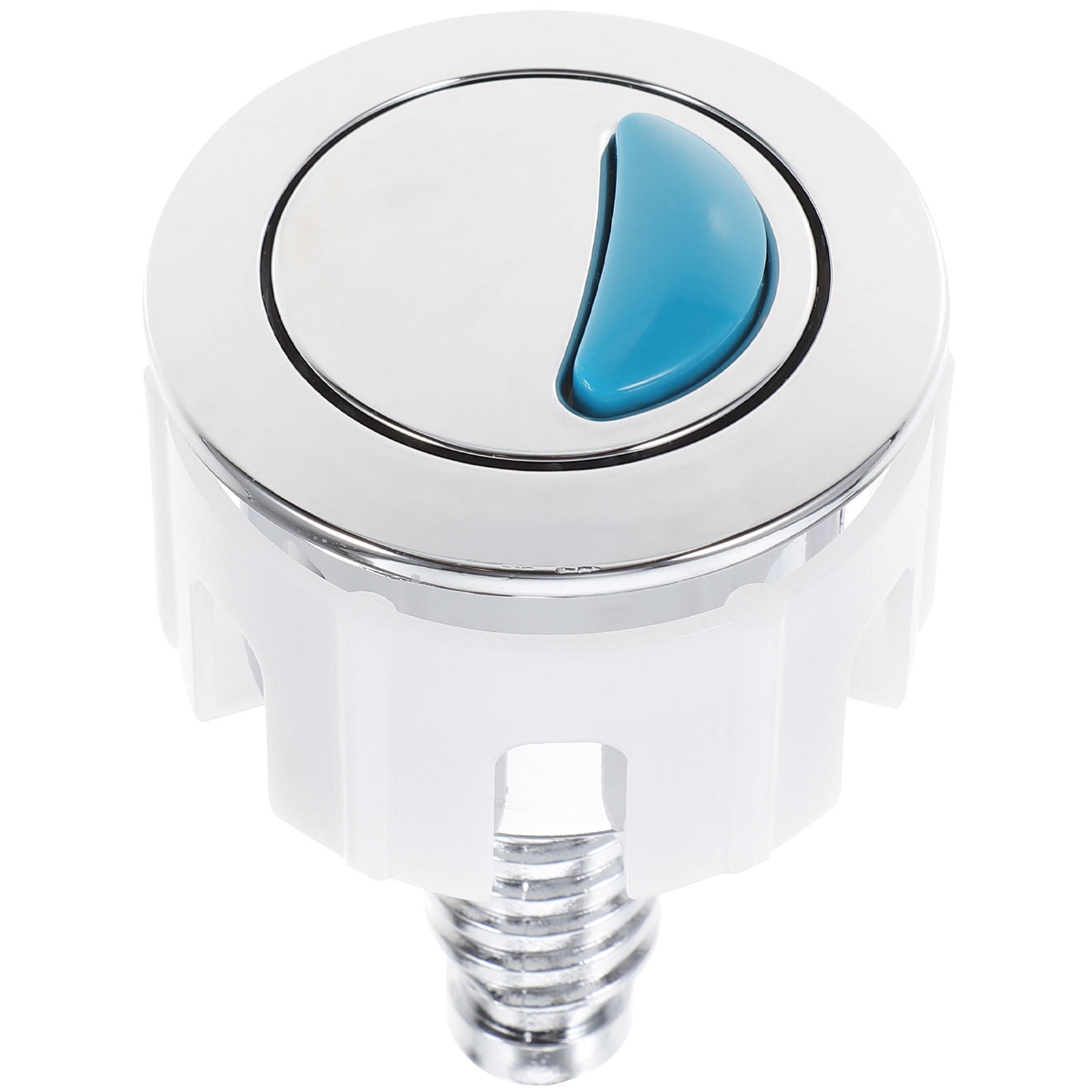 Moluckfu 1Set Round Dual Flush Toilet Button in Silver for Toilet Tank ...