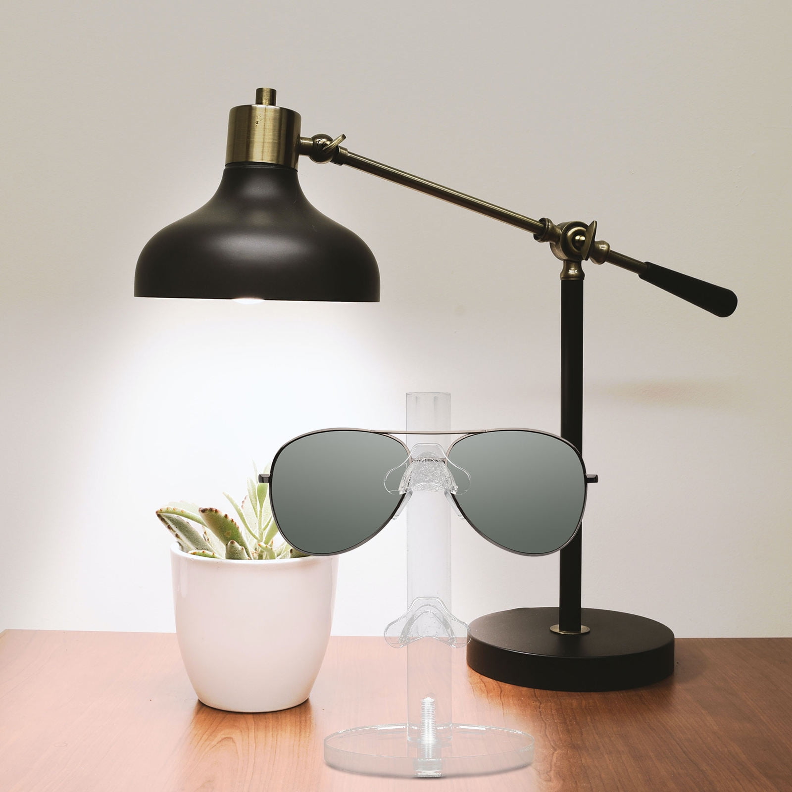 Moluckfu 1Set Sunglass Display Stand Plastic Stable Base for Sunglasses ...