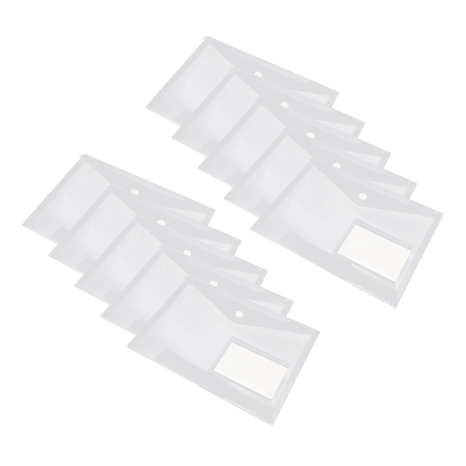 Moluckfu 20Pcs Transparent File Holder Document Organizer for A5 ...