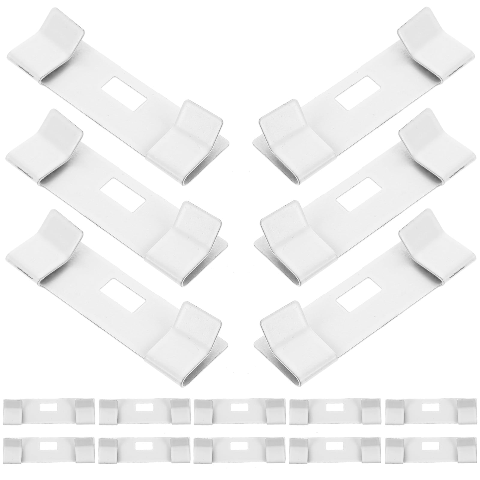 Moluckfu 20Pcs Vertical Blind Repair Tabs Kit Metal Rectangular For ...