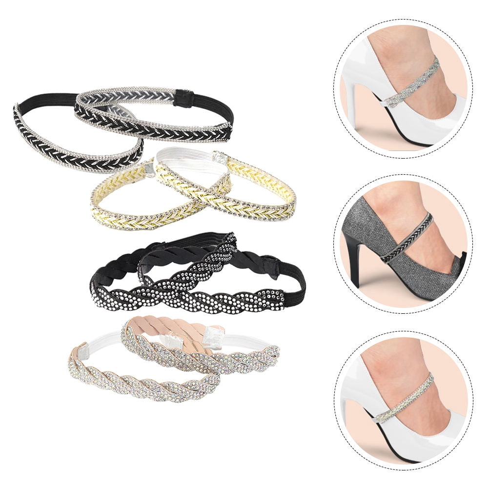 Moluckfu Detachable Shoe Straps for Heels Assorted Pairs 9.4X0.4In ...