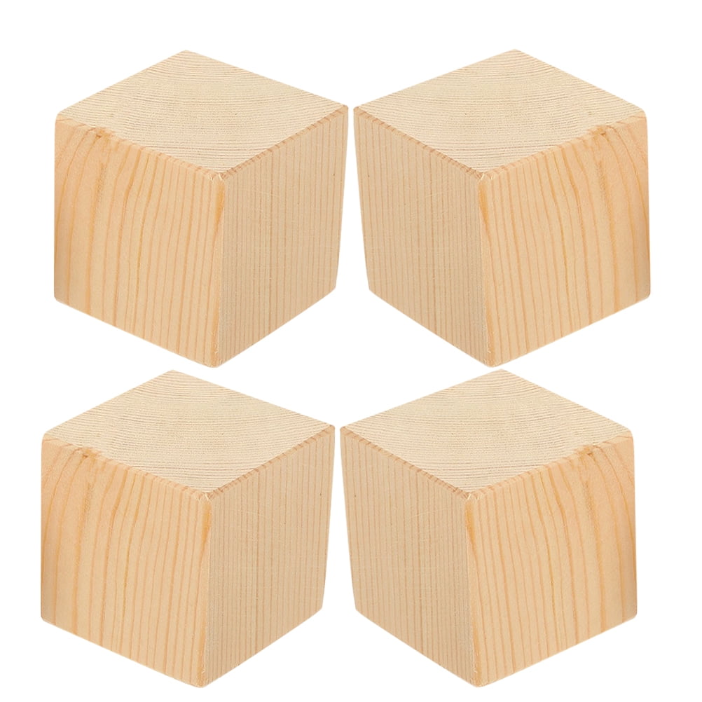 Moluckfu 4Pcs Furniture Risers for Sofas Raiser Blocks 2.0x2.0x2.0in ...