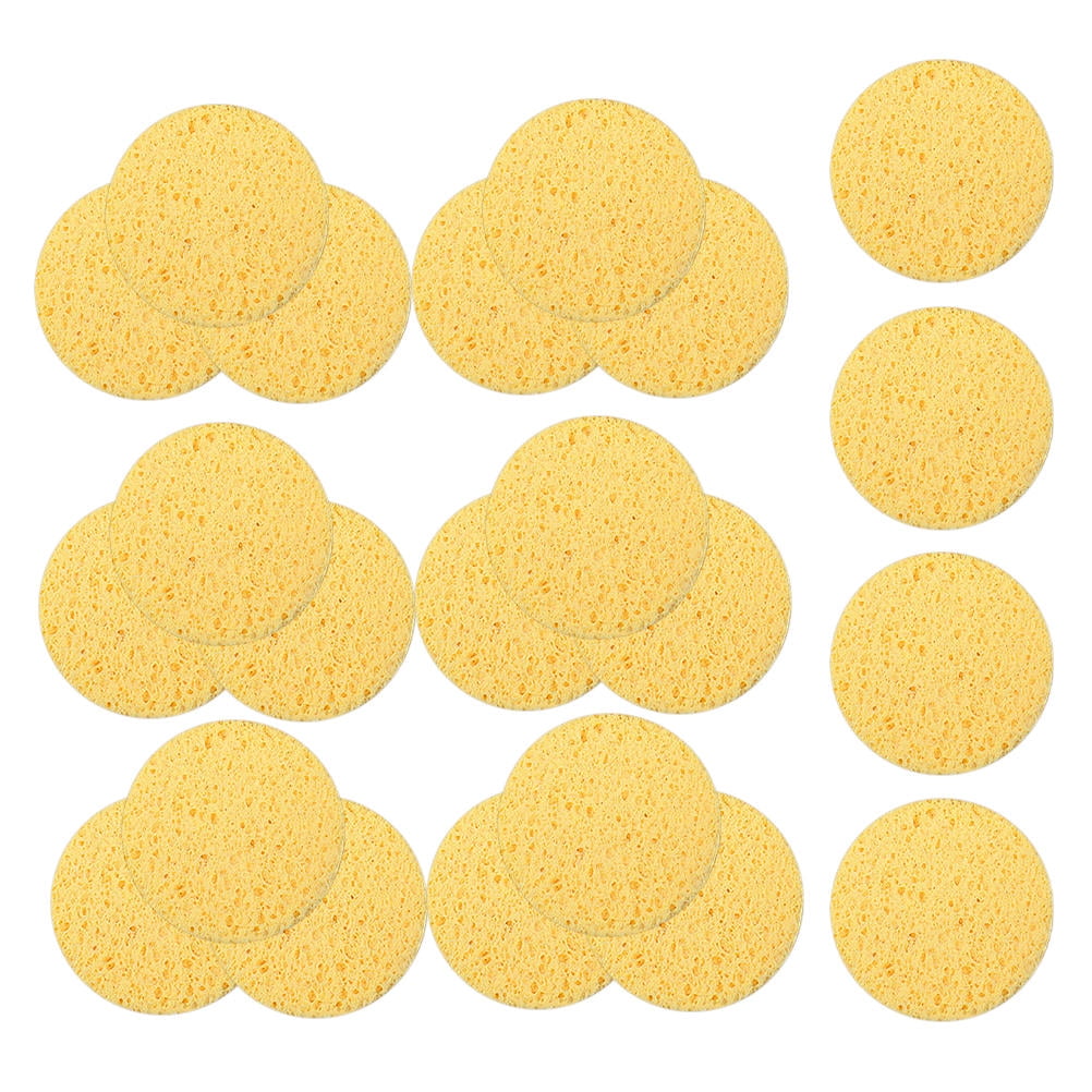 Moluckfu 50Set Round Face Sponges For Cleansing Reusable Makeup Remover ...