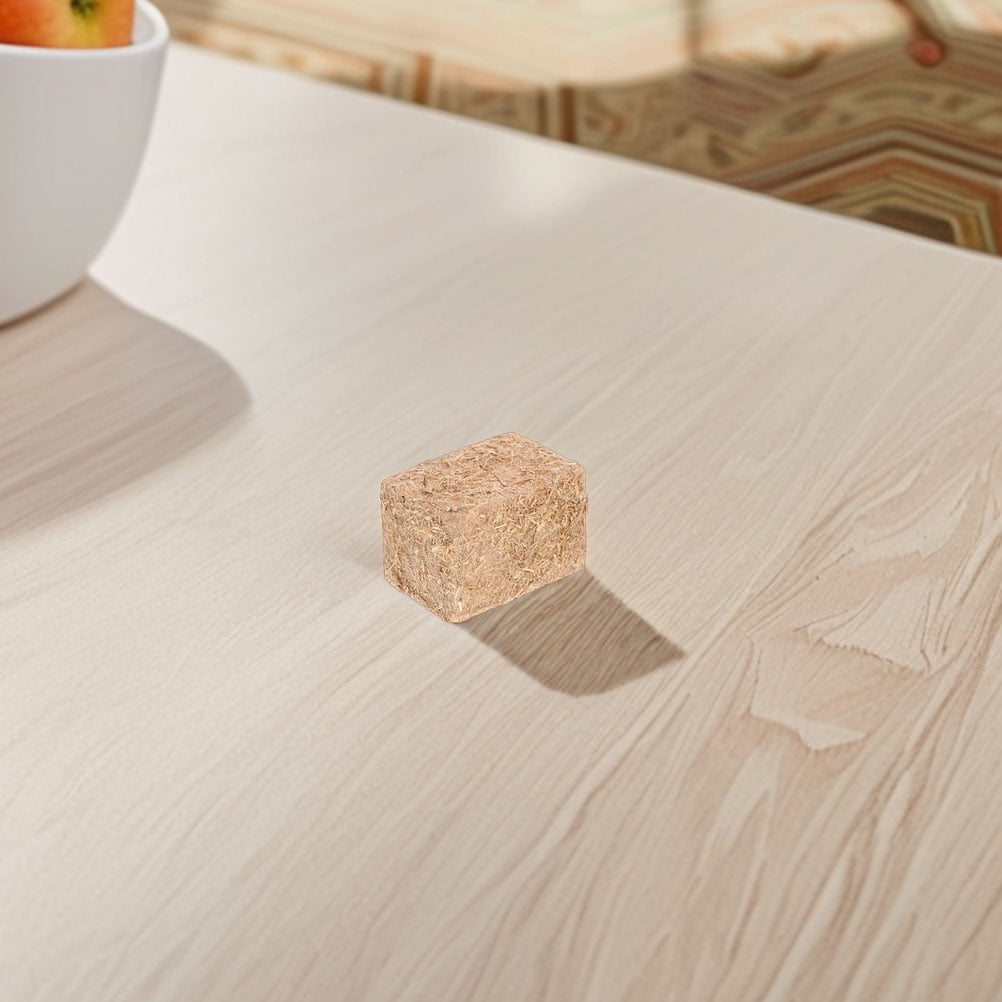 Moluckfu 6Pcs Mini Haystack Khaki Square Diy Decorative Photo Props For ...