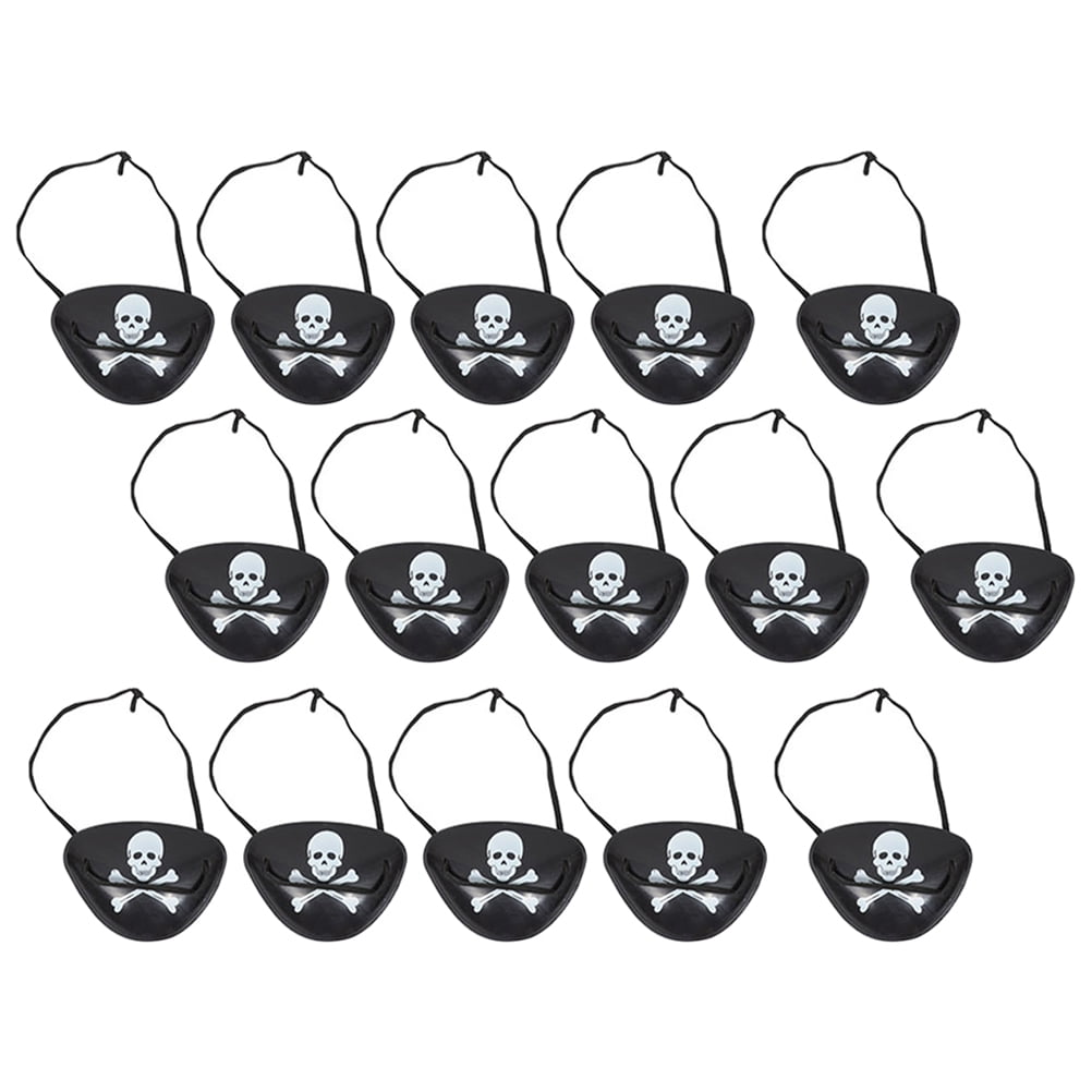Moluckfu Eye Covers for Themed Party 7.5X5CM Pirate Skull Pattern for ...