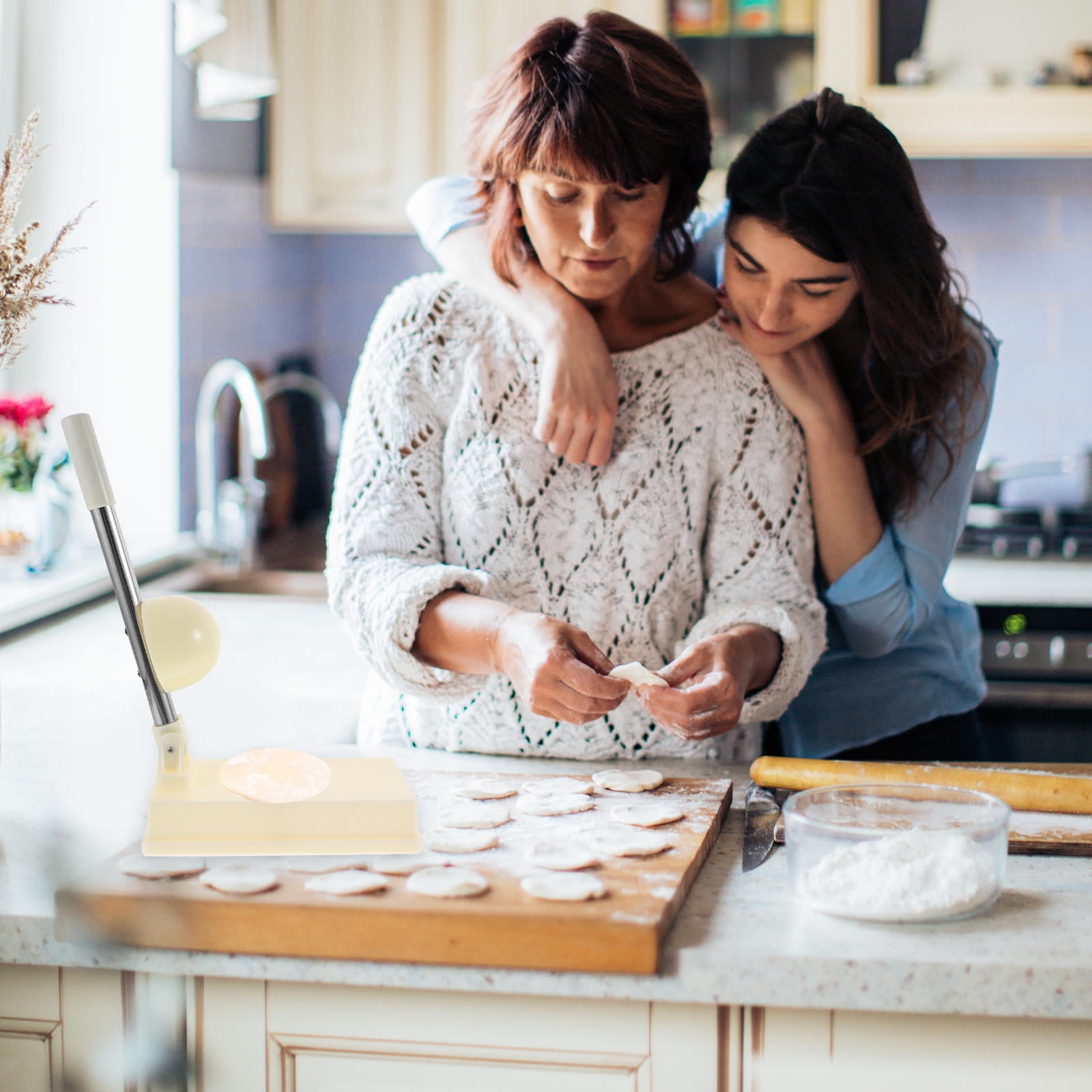 Moluckfu Perogies Molder Press 1Pack for Home Cooks with ABS and ...
