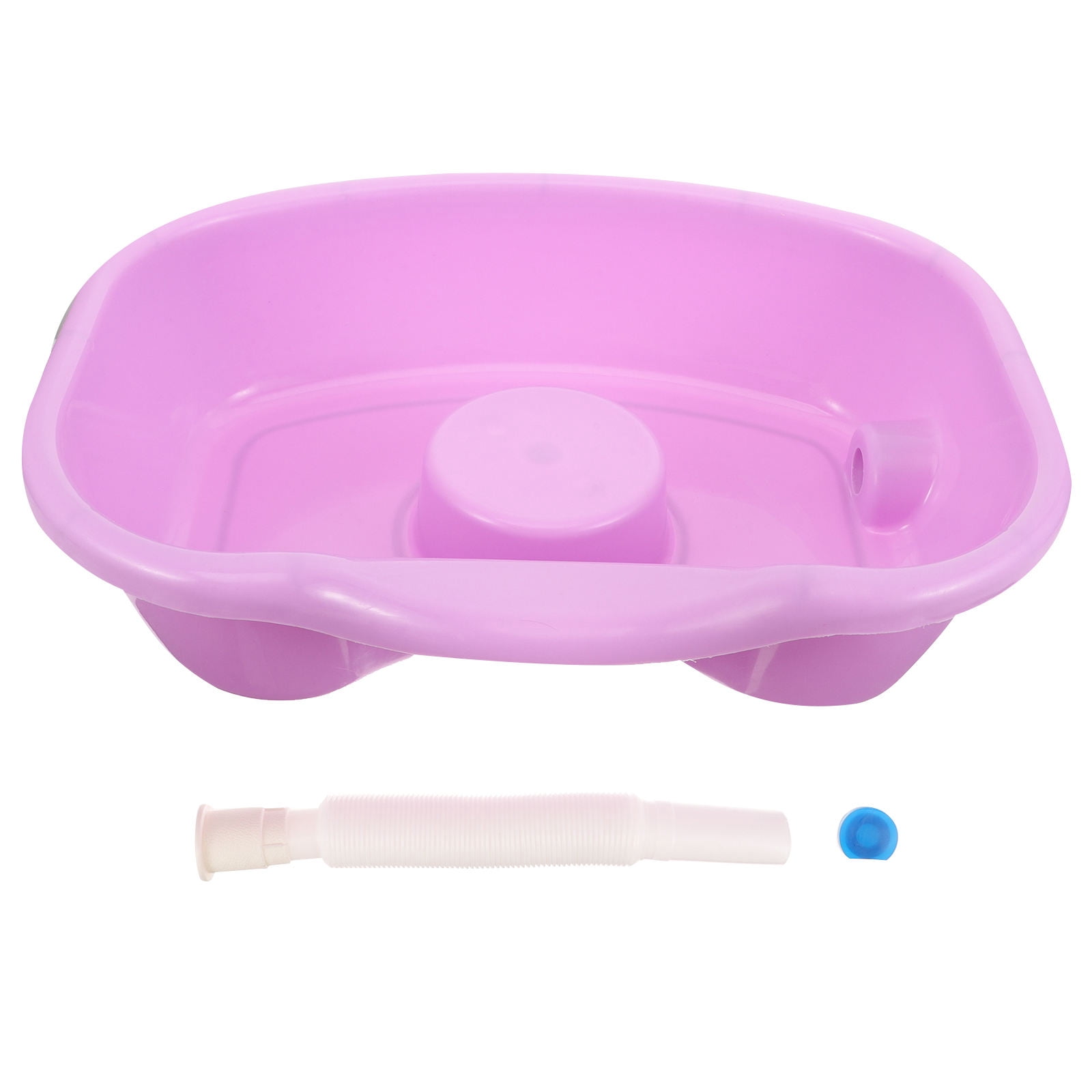 Moluckfu Plastic Hair Washing Basin Purple 1 Set 17.7x13.8in - Walmart.com