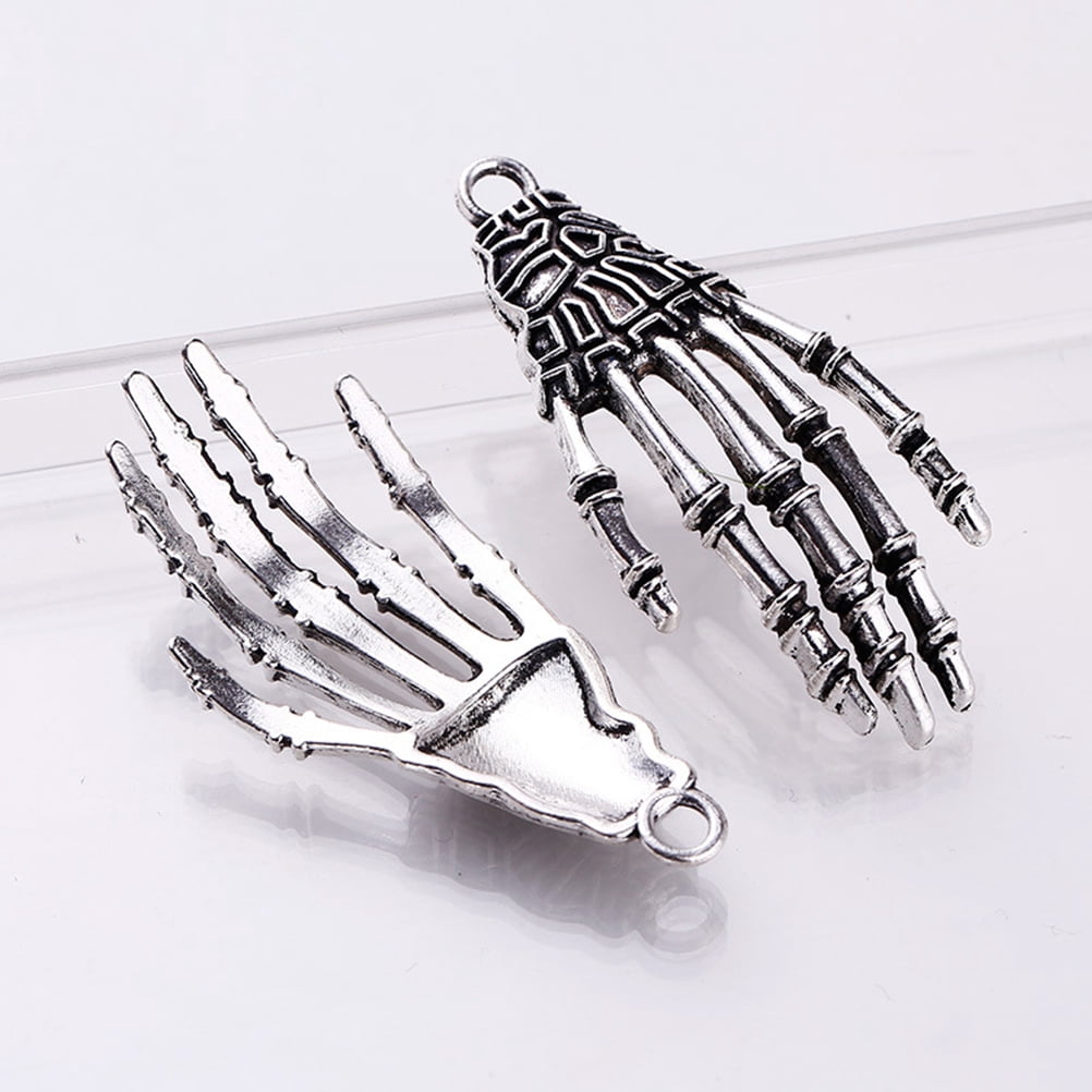 Moluckfu Skeleton Hand Pendant Necklace Charms 20Pack In Assorted Color ...