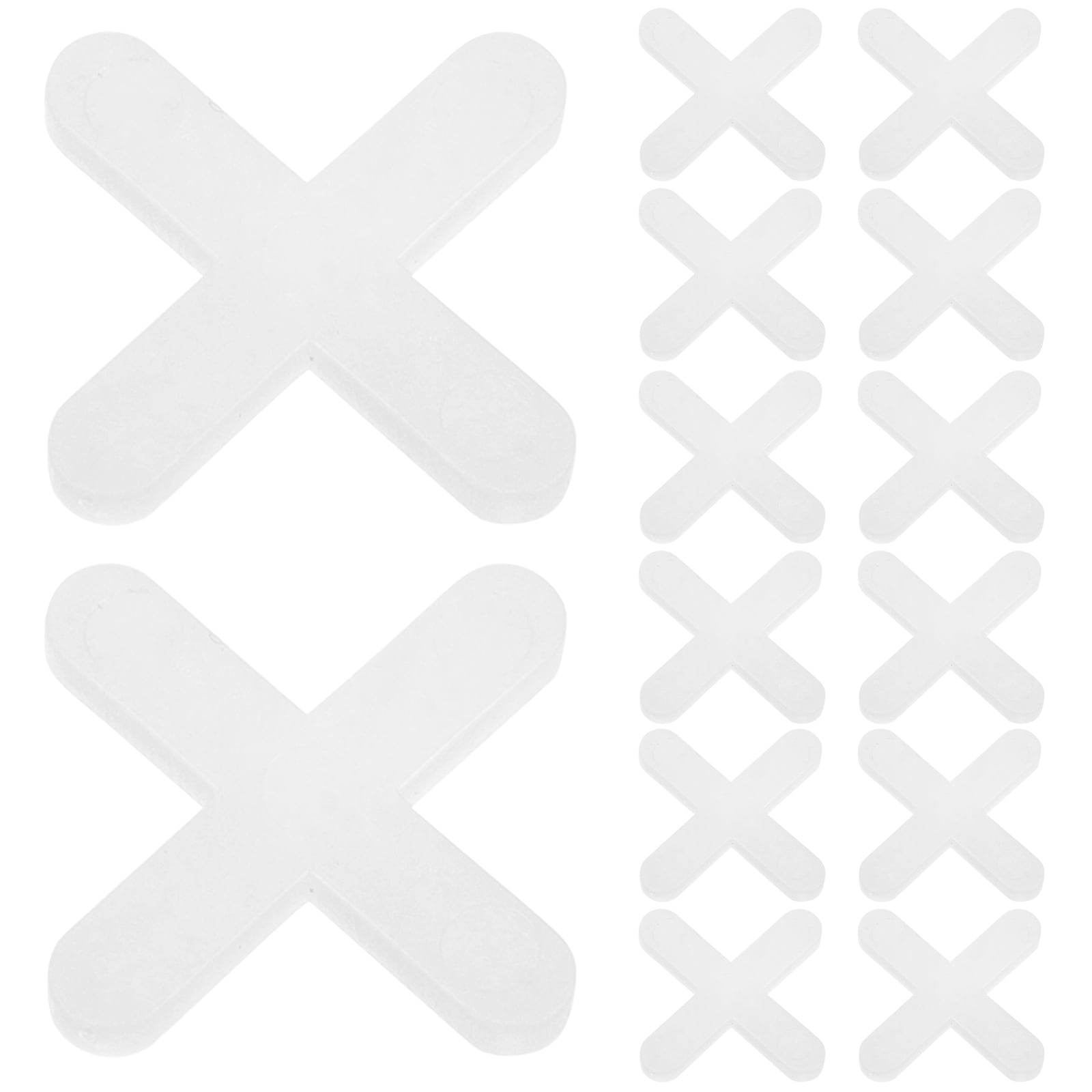 Moluckfu Tile Leveling System Reusable 1000Pack Transparent Cross ...