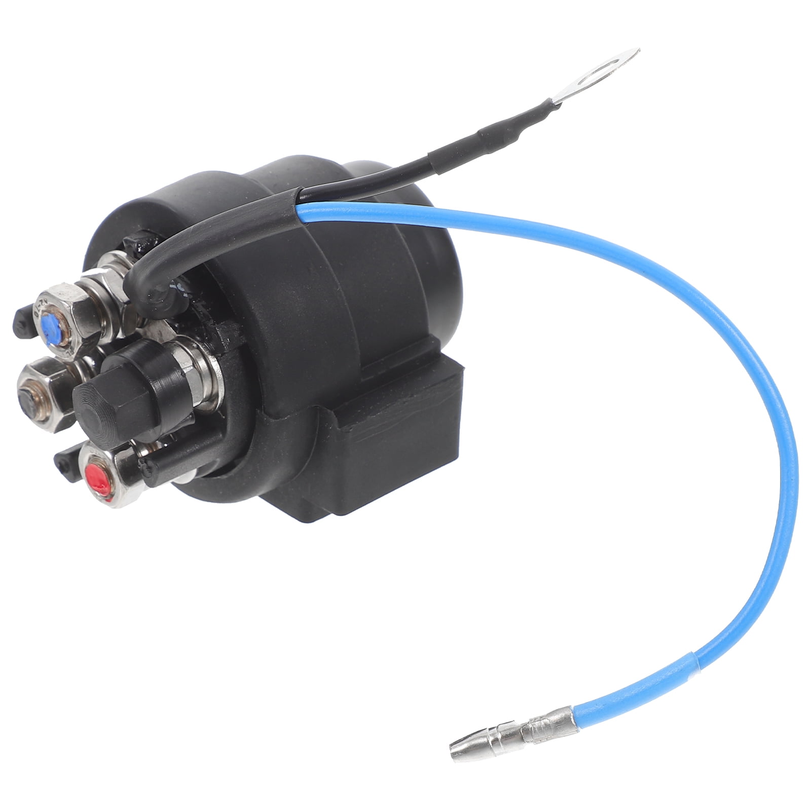 Moluckfu motorcycle starting system relay 1Pcs black iron for marine ...