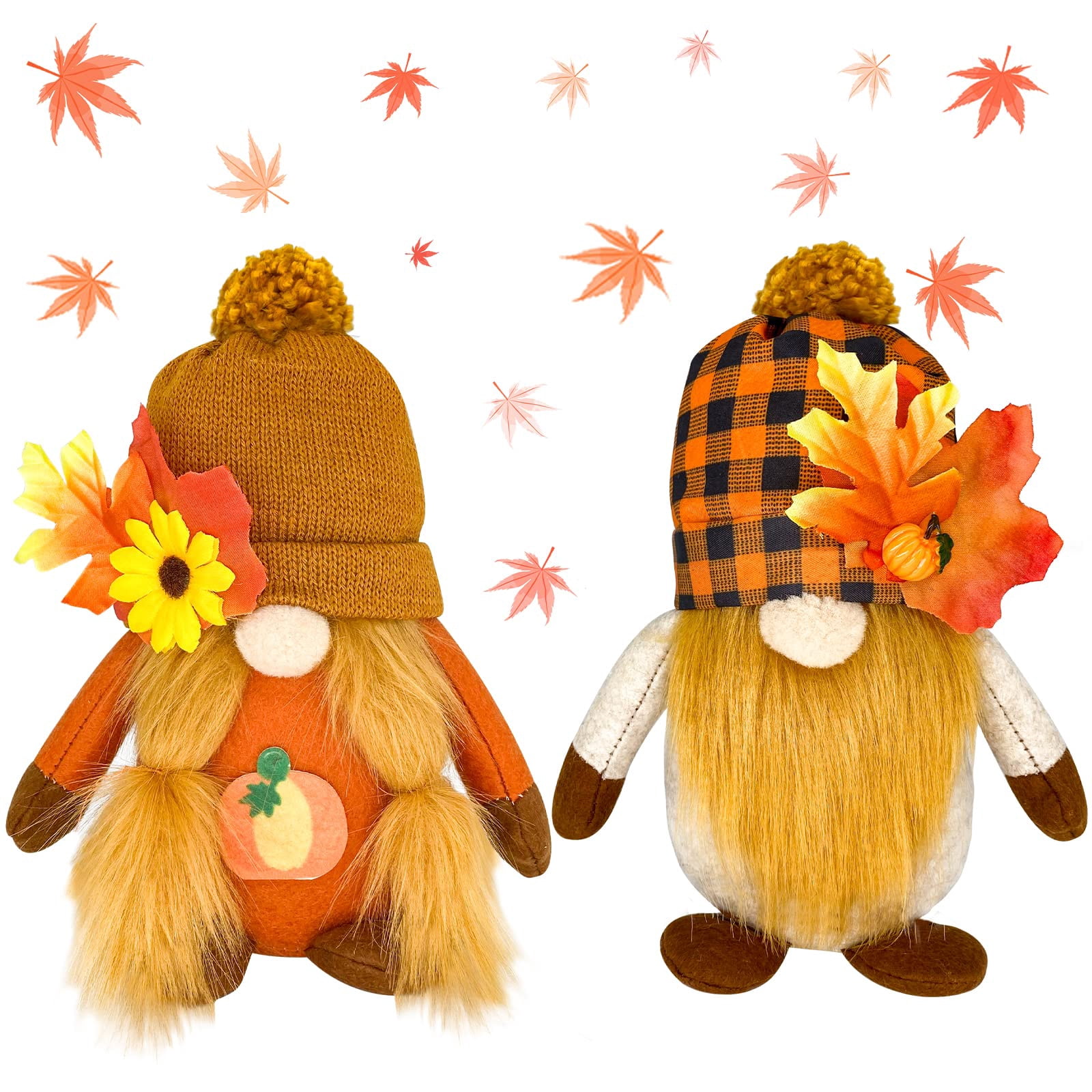 Molumo 2PCS Cute Gnomes Plush, Gift for Kid, Women, Spouse for ...