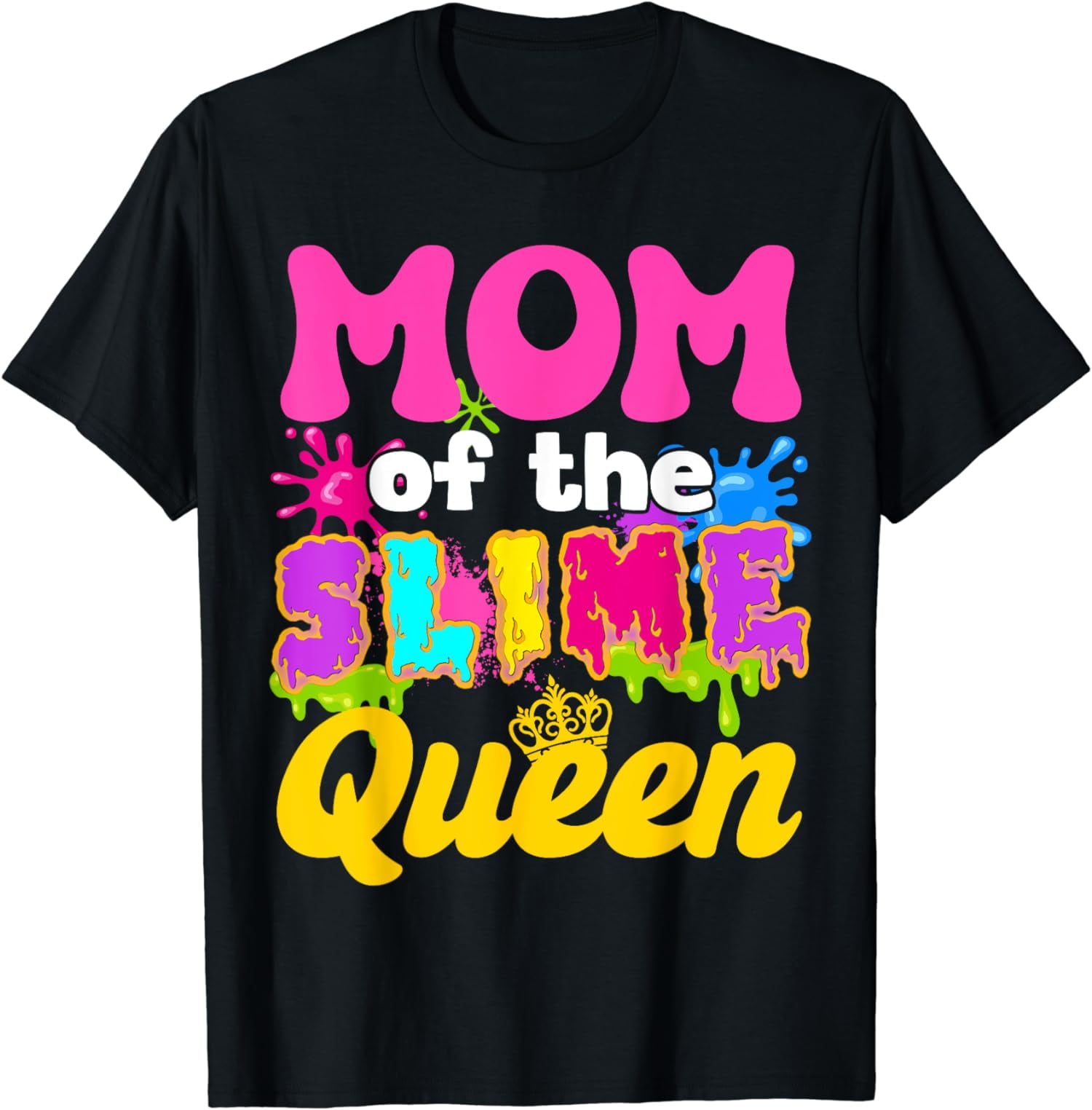 Mom And Dad Birthday Girl Of The Slime Queen Family T-Shirt - Walmart.com