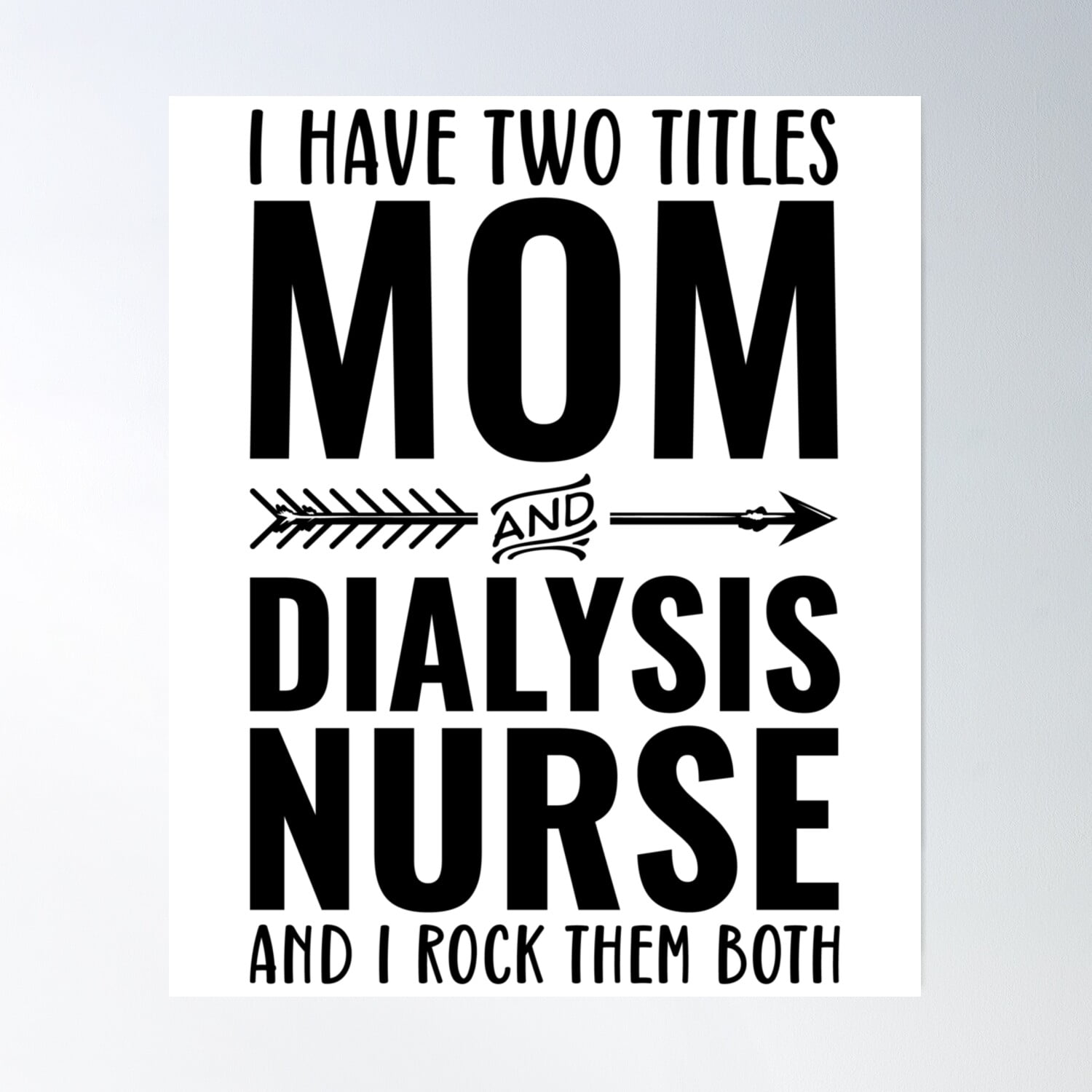 Mom And Dialysis Nurse Poster Wall Art, Modern Wall Decor, 24x36 ...