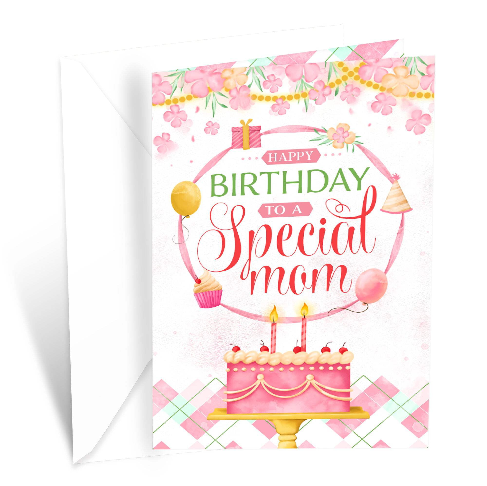 Prime Greetings Mom Birthday Card 5x7 Inch Premium Glossy Stock ...