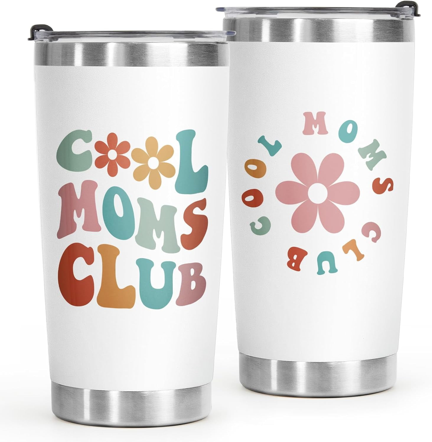 Mom Christmas Gifts for Women-Cool Moms Club Tumbler 20 Oz, Mom ...