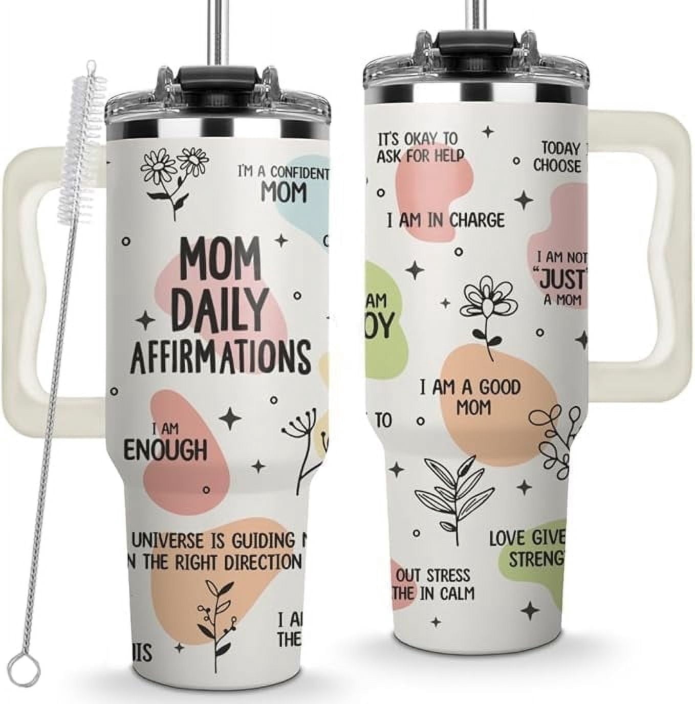 40oz Mom Daily Affirmations Tumbler - Walmart.com