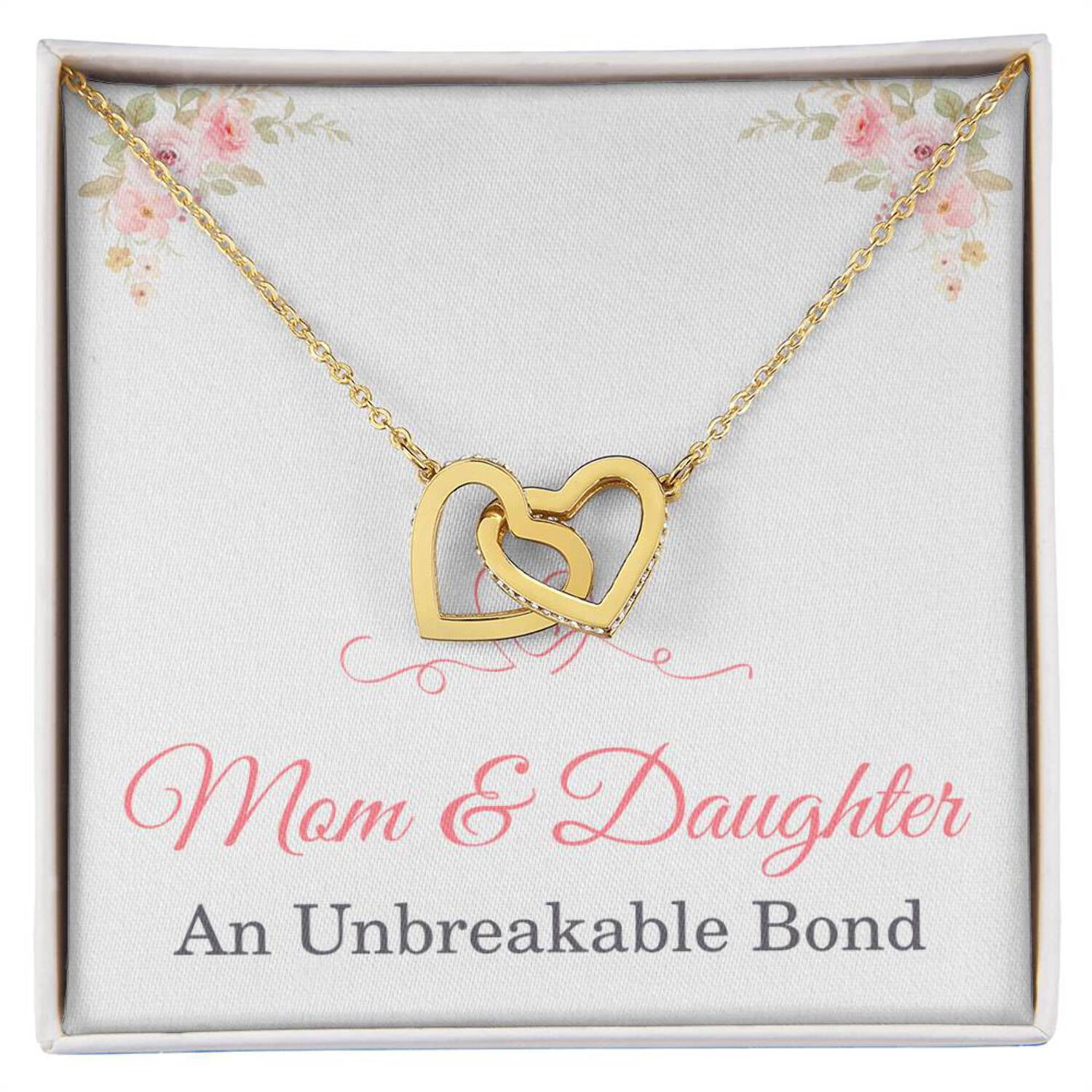 Mom Daughter Necklace Daughter Christmas Gifts from Mom Birthday Gifts ...