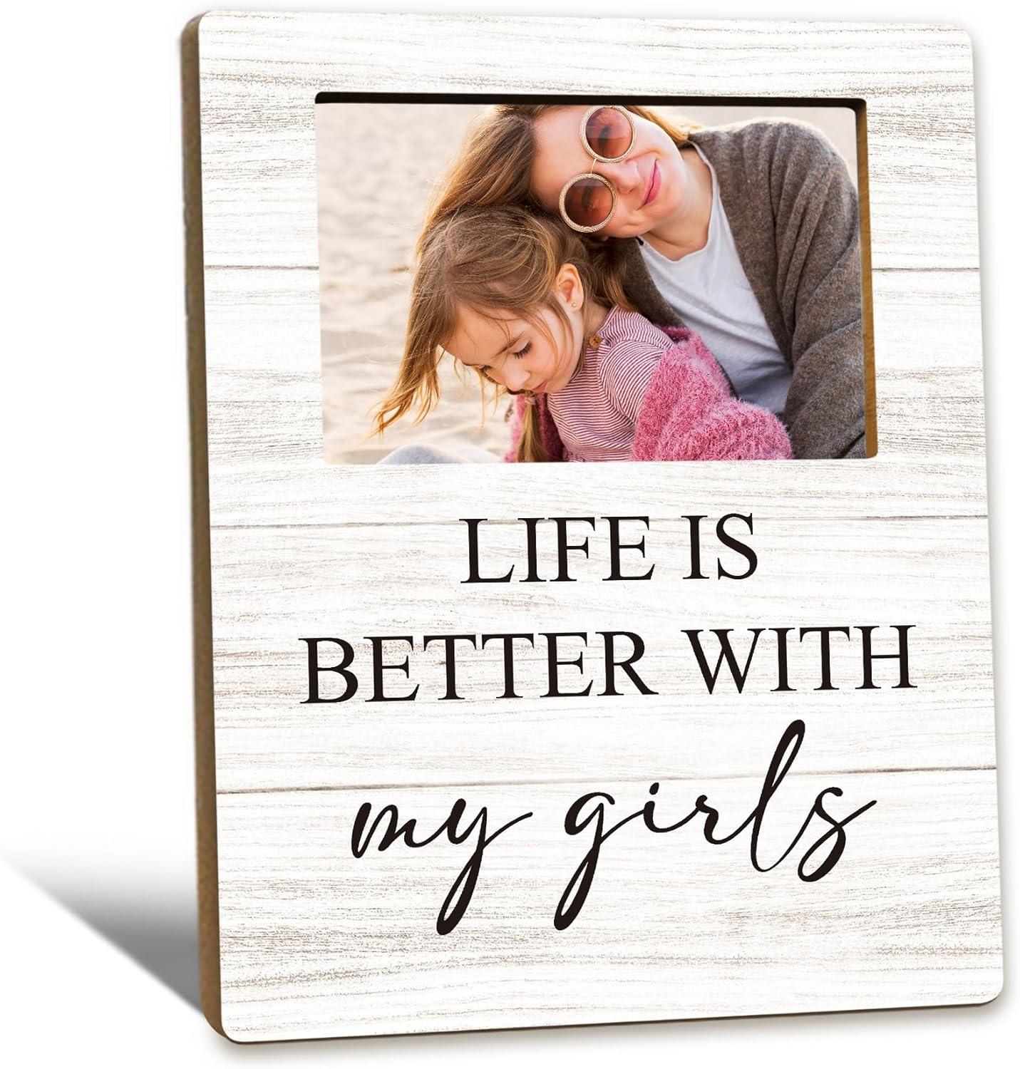 Mom Daughter Picture Frames - Mom Girl Photo Frame, Mother Daughter ...
