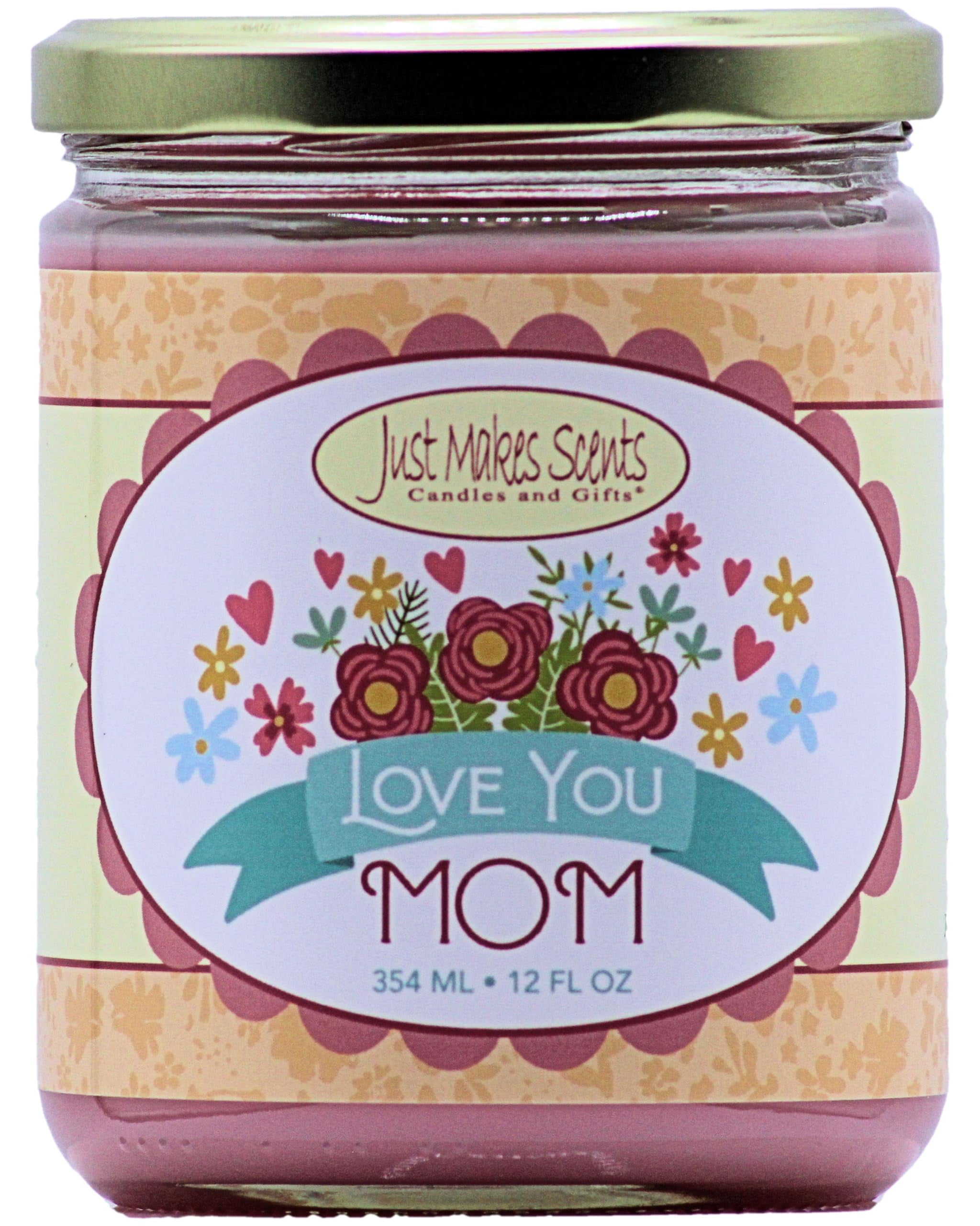 Mom Gift Candle - Pick The Scent - Gold Lid - Made in The USA by Just ...