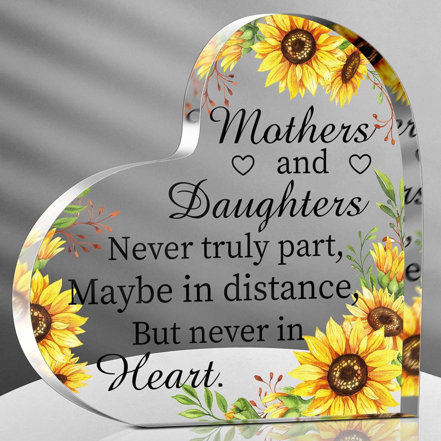 Mom Gift Dad Gift Mother in Law Gift Bonus Mom Gift Acrylic Heart ...