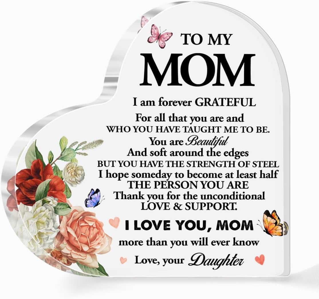 Mom Gift from Daughter,Gift for Mom Christmas Birthday Mother's Day,Mom ...