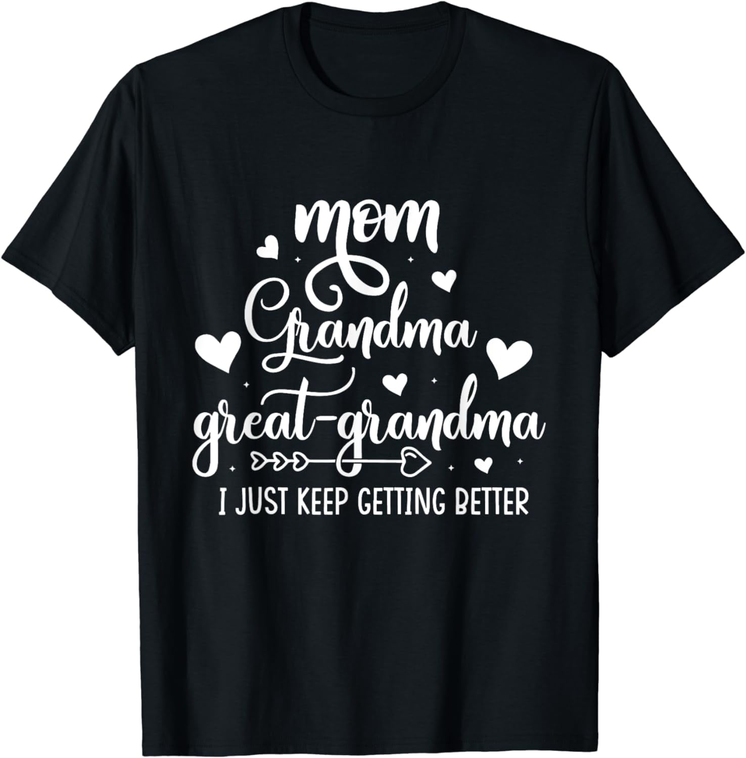 Mom Grandma Great Grandma Shirt I Keep Getting Better T-Shirt - Walmart.com
