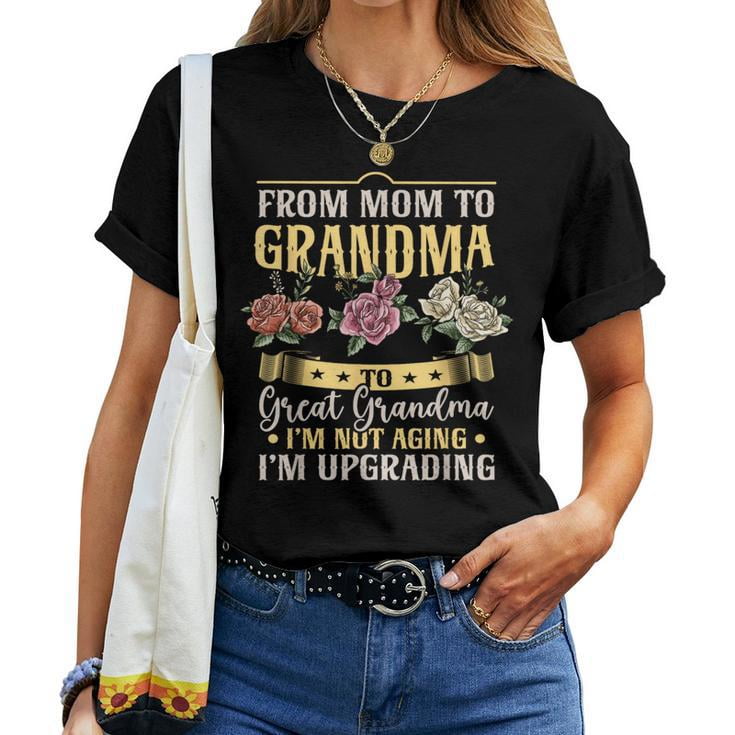 Mom Grandma Great Grandma T-Shirt – Generational Family Love Tee for ...