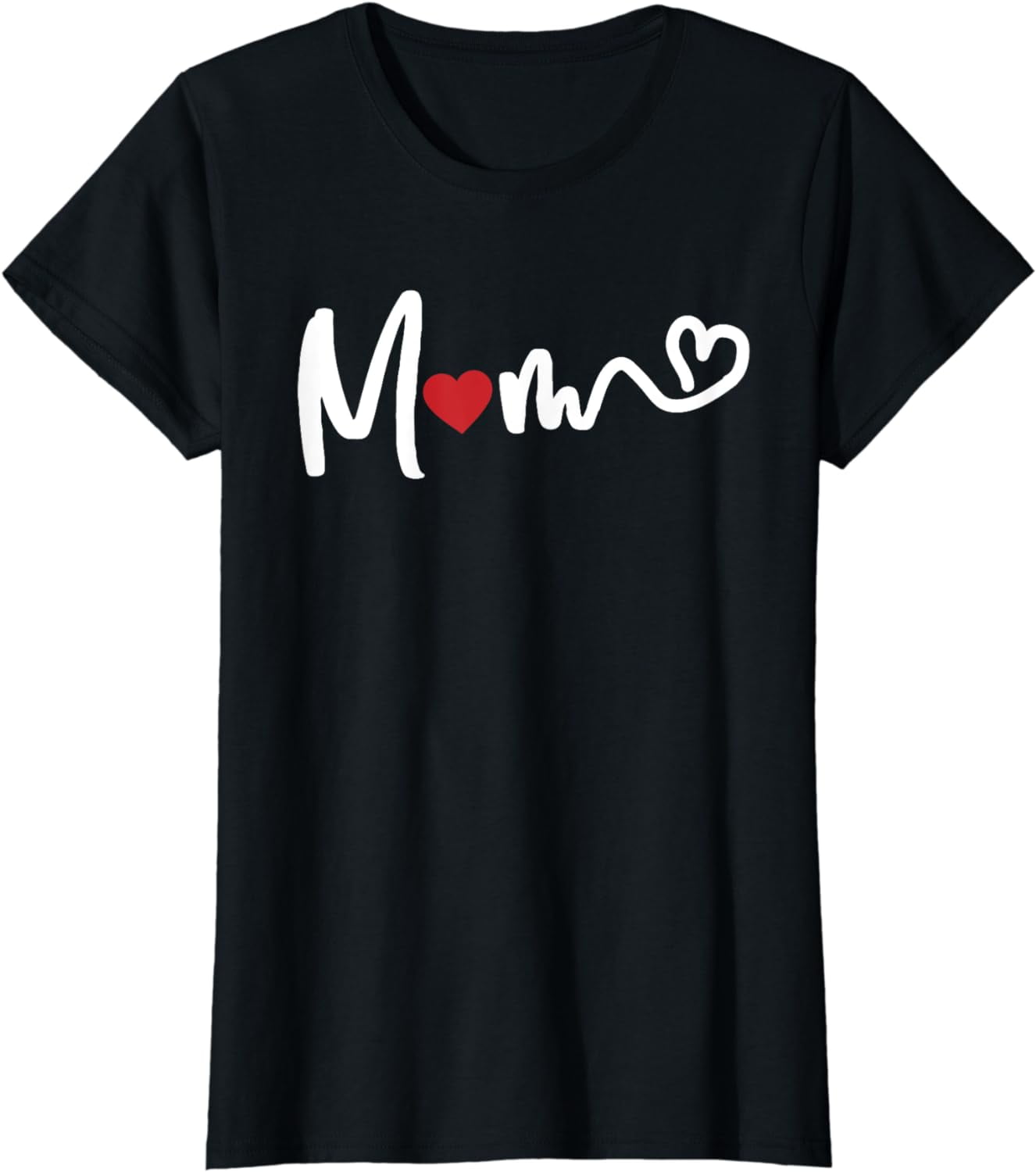 Mom Heart Mothers Day Cute Love Mama Momma Mommy T-Shirt - Walmart.com