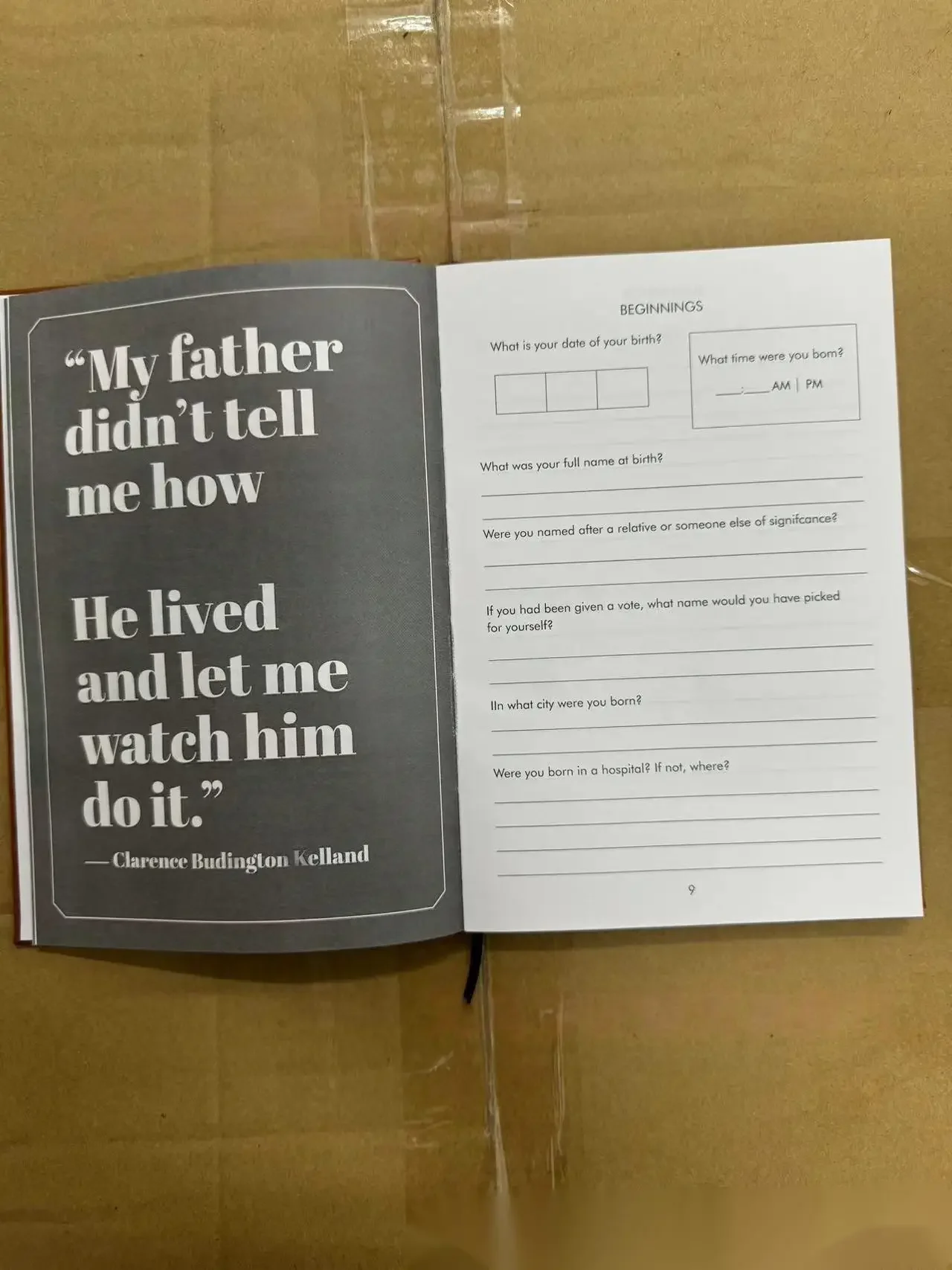 Mom, I Want To Hear Your Story Dad Mom Leather Memory Books A Father's ...