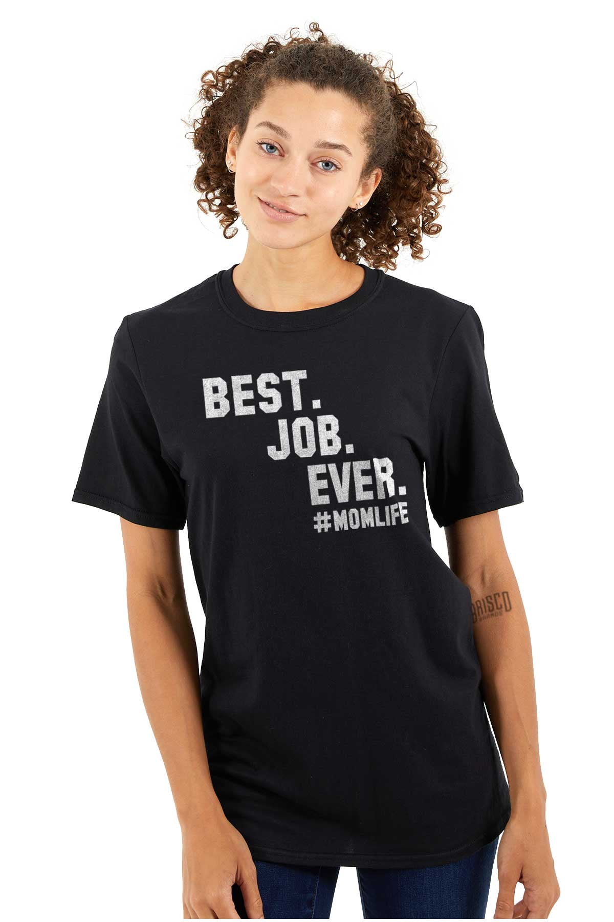 Mom Life Best Job Ever Mothers Day Women Plus Size Graphic Tee Tees ...