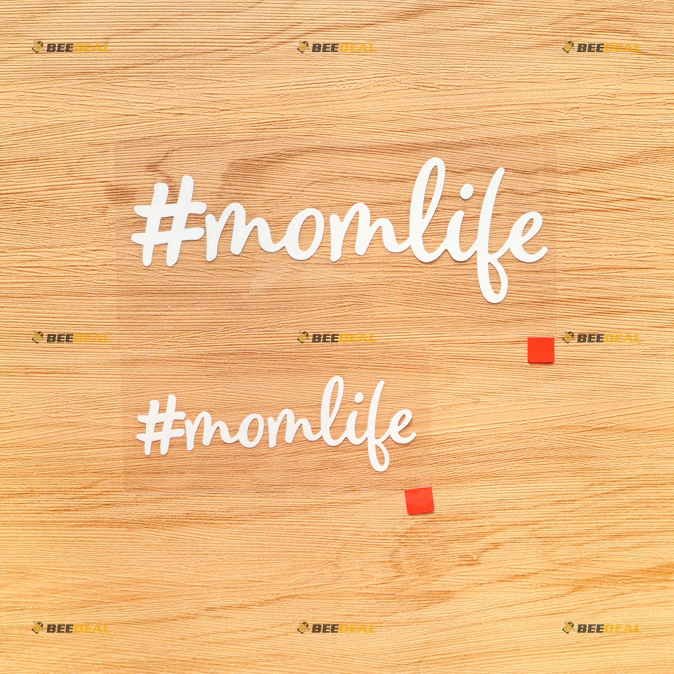 Mom Life #Hashtag Sticker Decal Vinyl - 2 Pack White, 4 Inches, 6 ...
