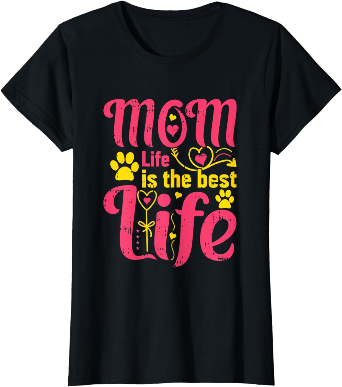 Mom Life Is The Best Life Mothers Day Retro Mom Momma T-Shirt - Walmart.com